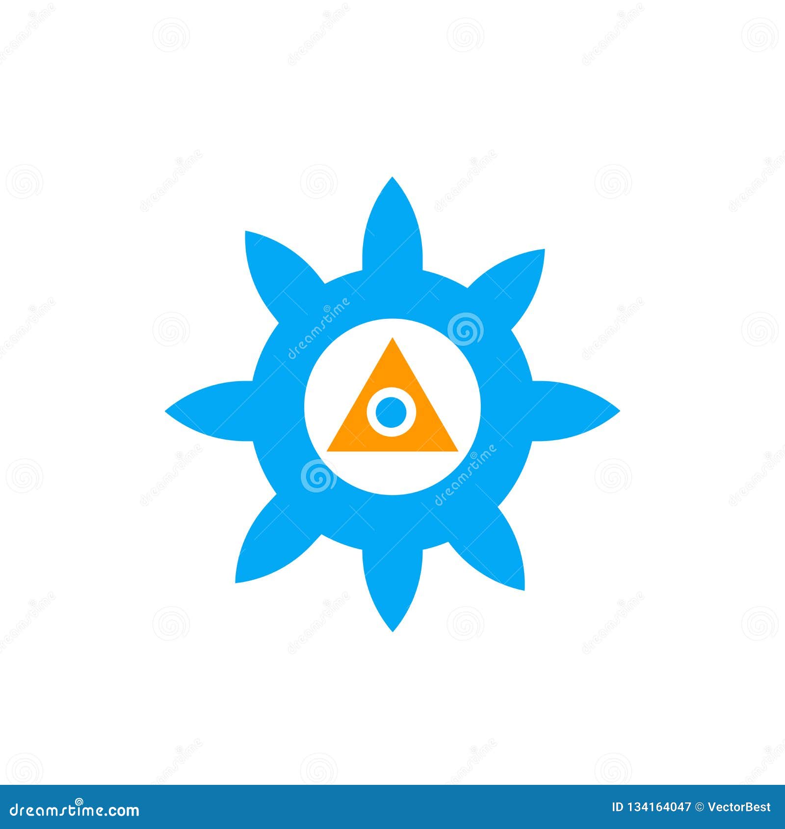 Chakra Icon Vector Sign and Symbol Isolated on White Background Stock ...