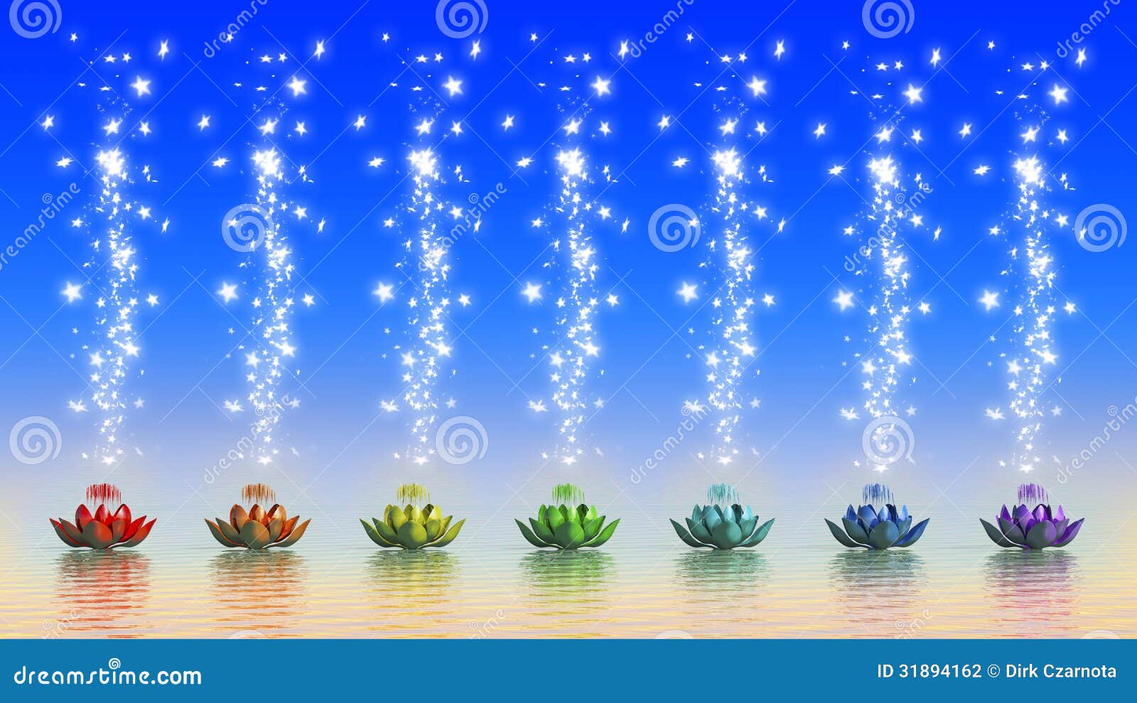 Chakra Lotus stock illustration. Illustration of spiritual - 31894162