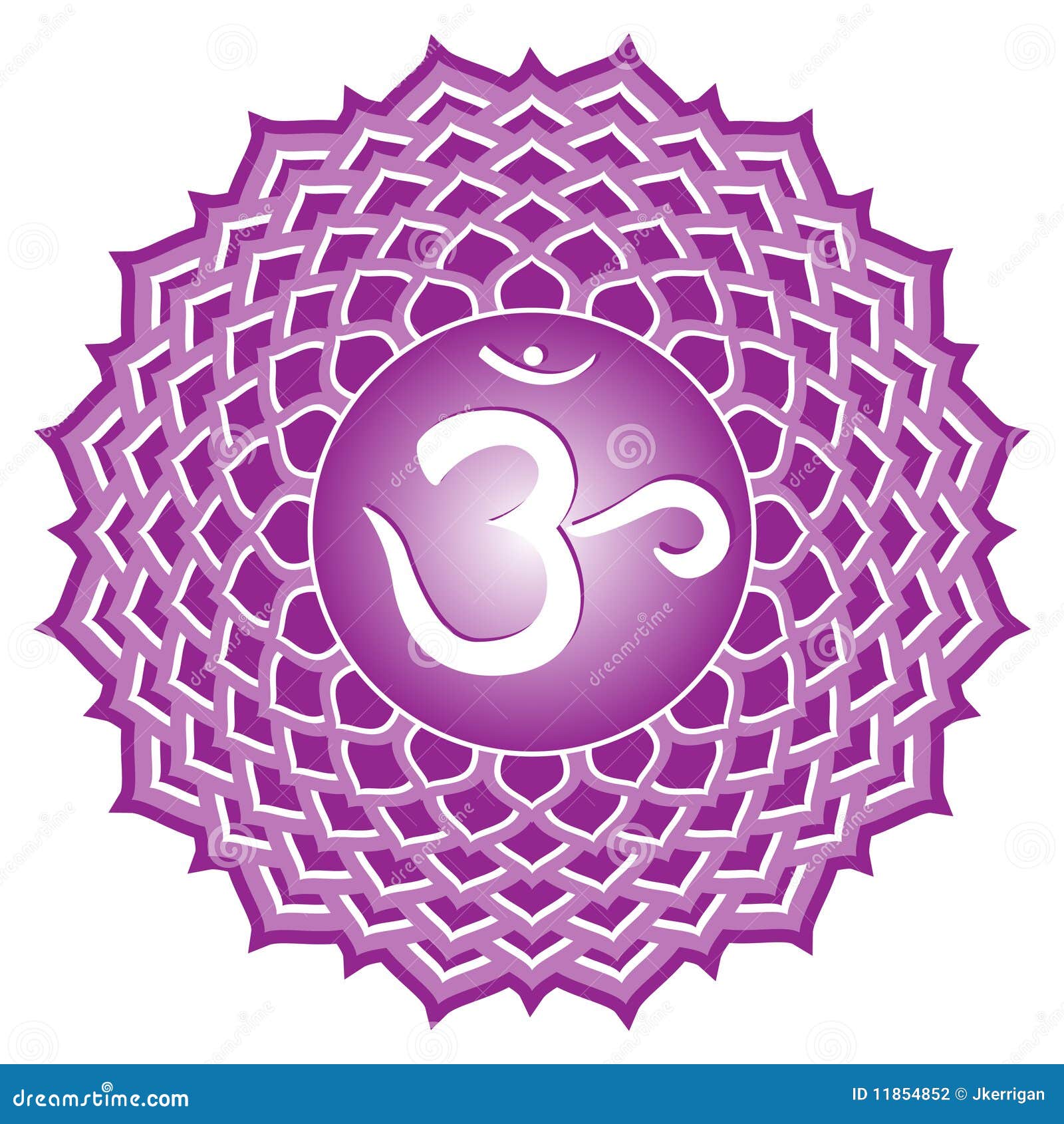 Chakra Series: Sahasrara stock vector. Illustration of alternative ...