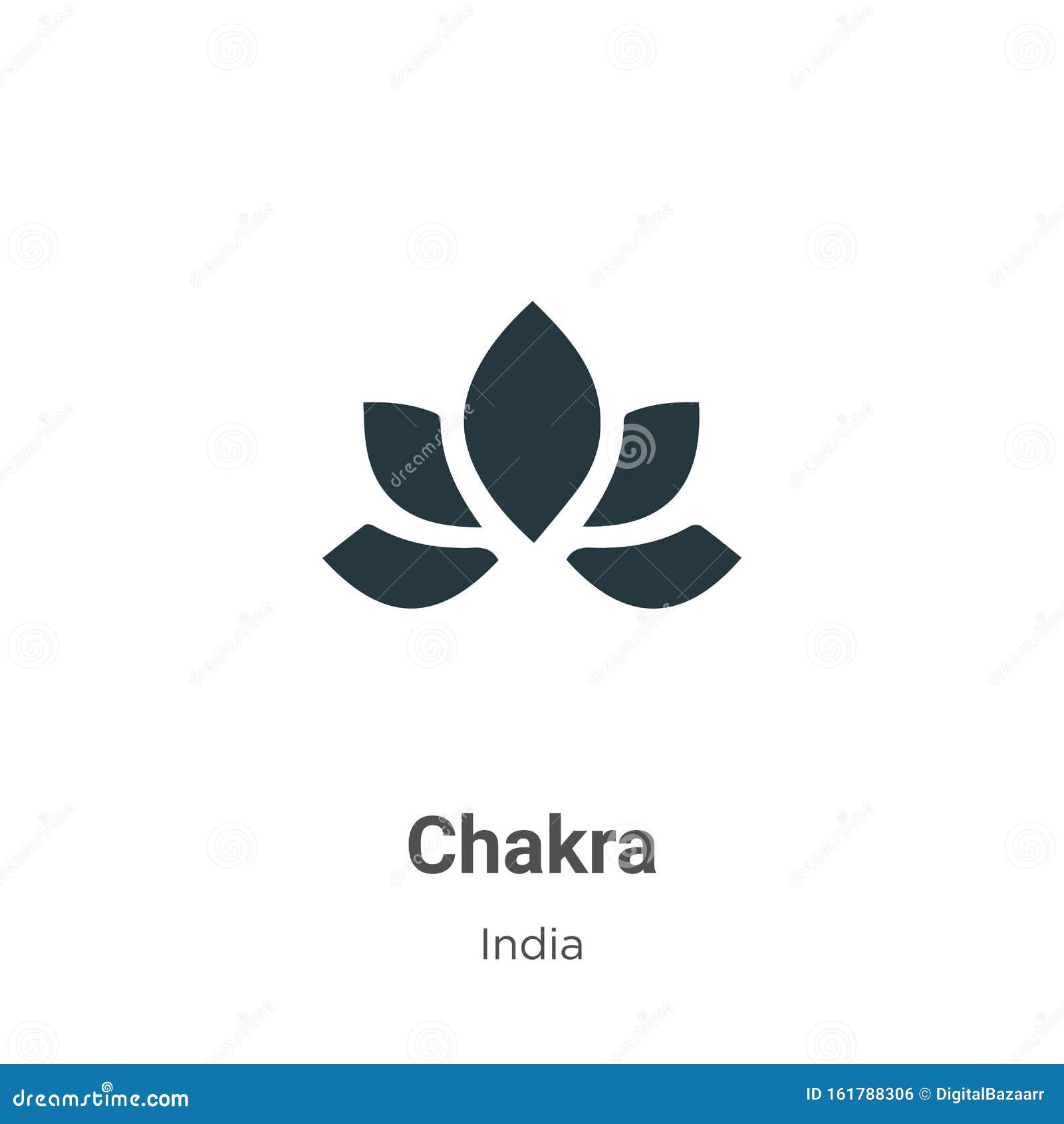 Chakra Vector Icon on White Background. Flat Vector Chakra Icon Symbol ...