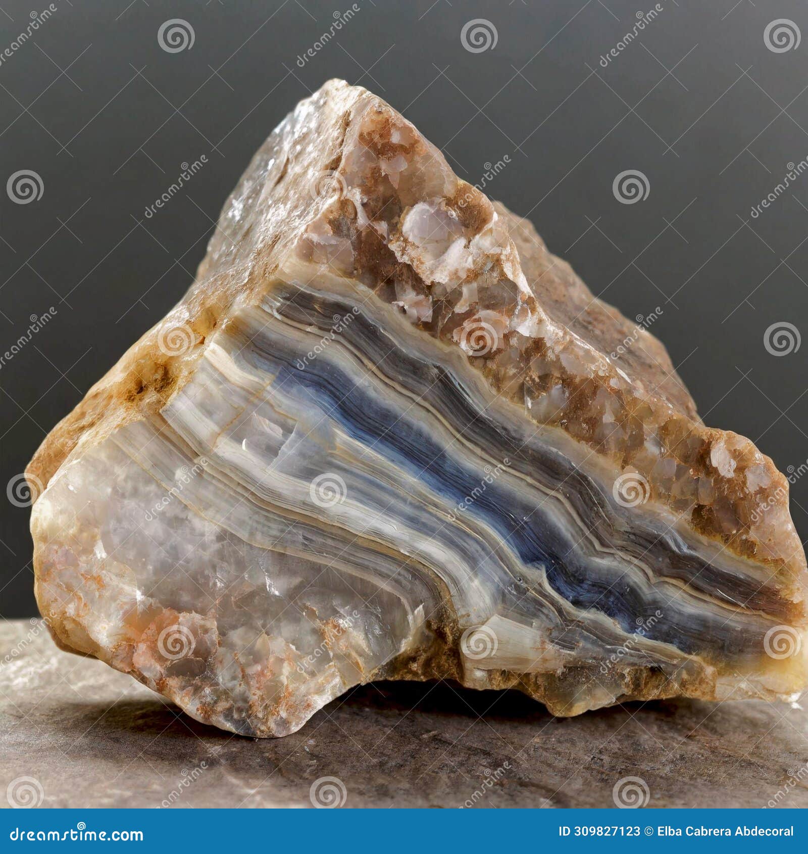 Chalcedony rough stone stock illustration. Illustration of rough ...