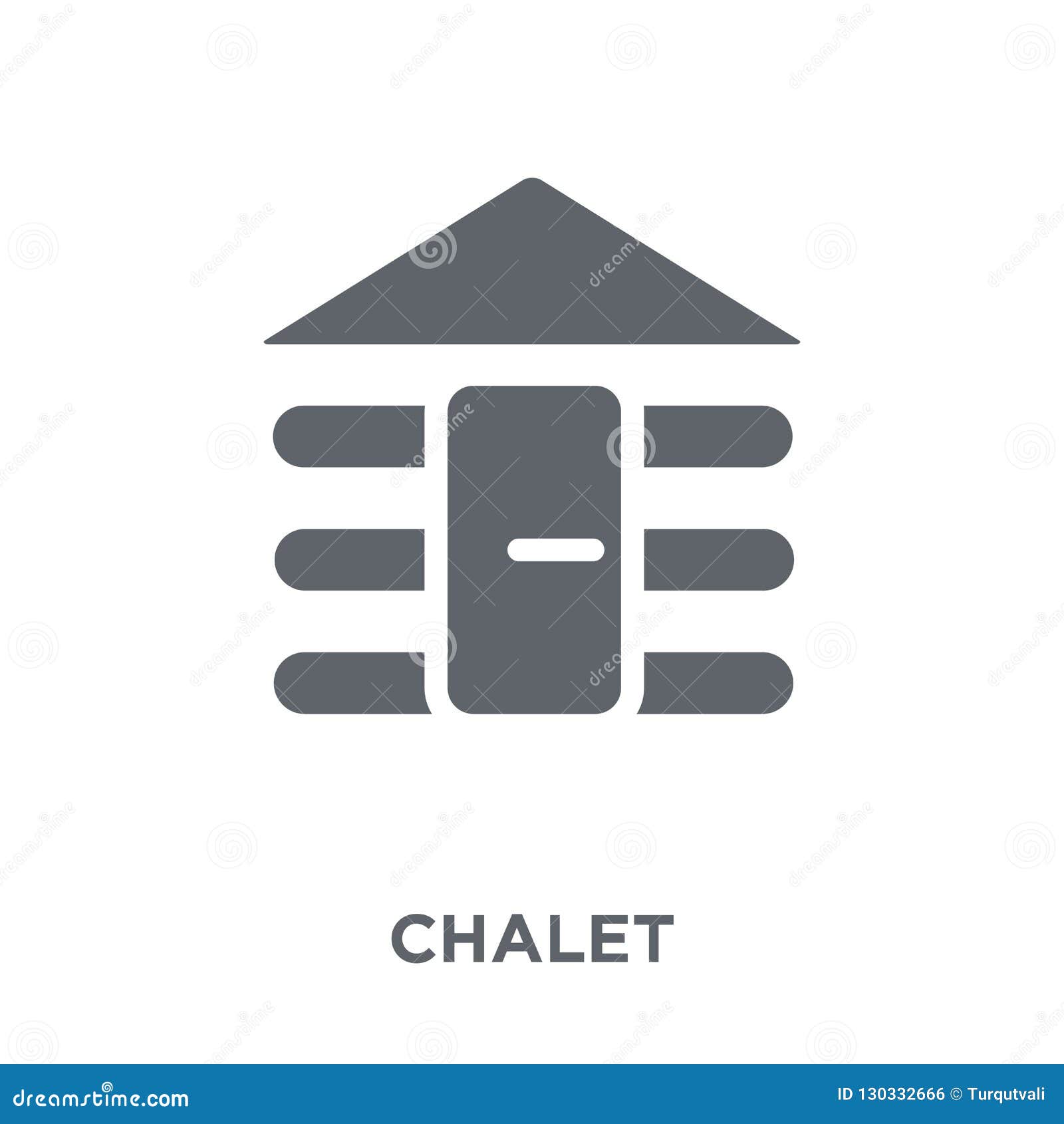 Chalet Icon. Trendy Chalet Logo Concept On White Background From ...