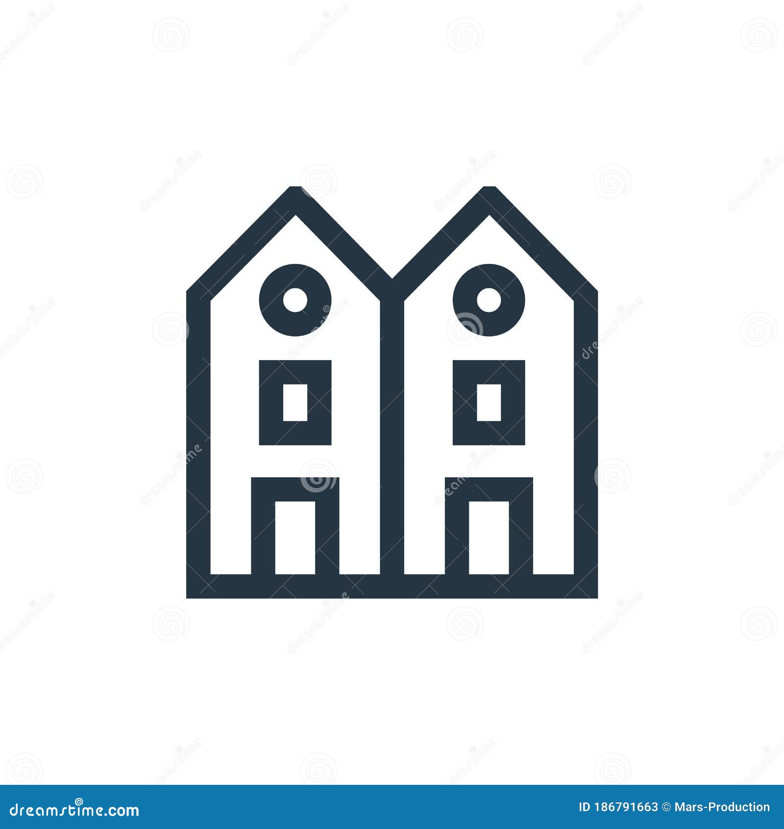 Chalet Vector Icon. Chalet Editable Stroke. Chalet Linear Symbol for ...