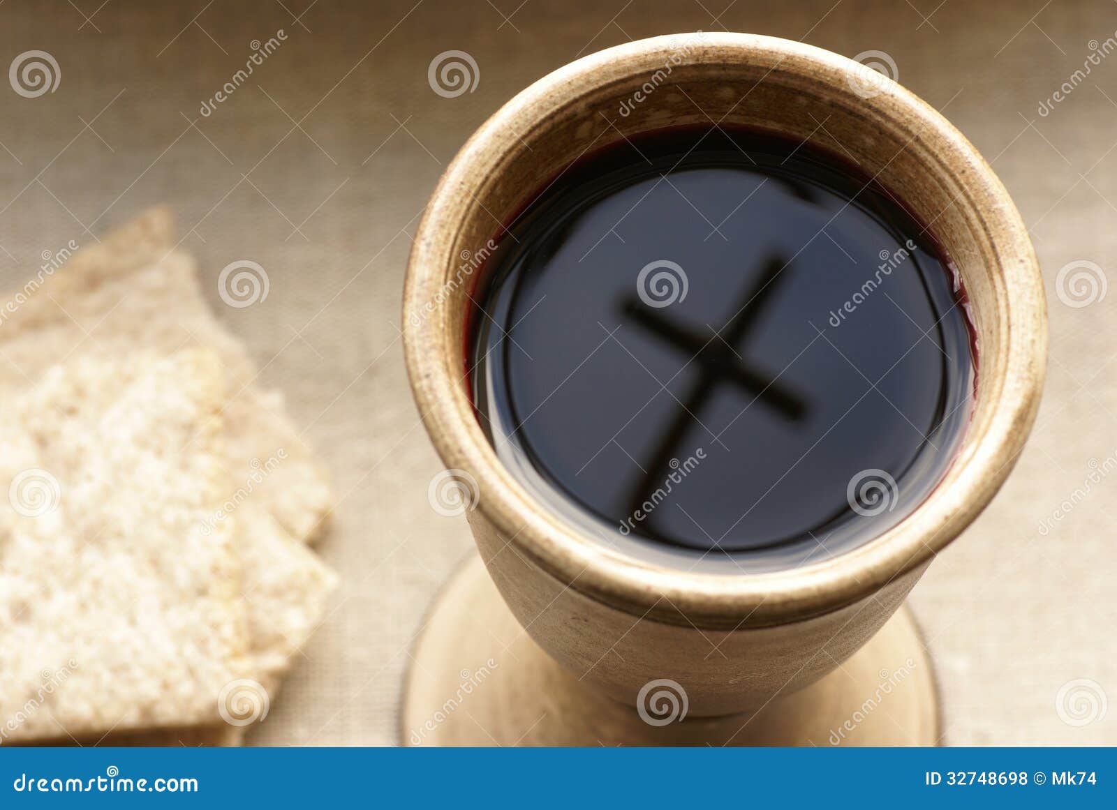 Chalice and cross stock photo. Image of easter, detail - 32748698