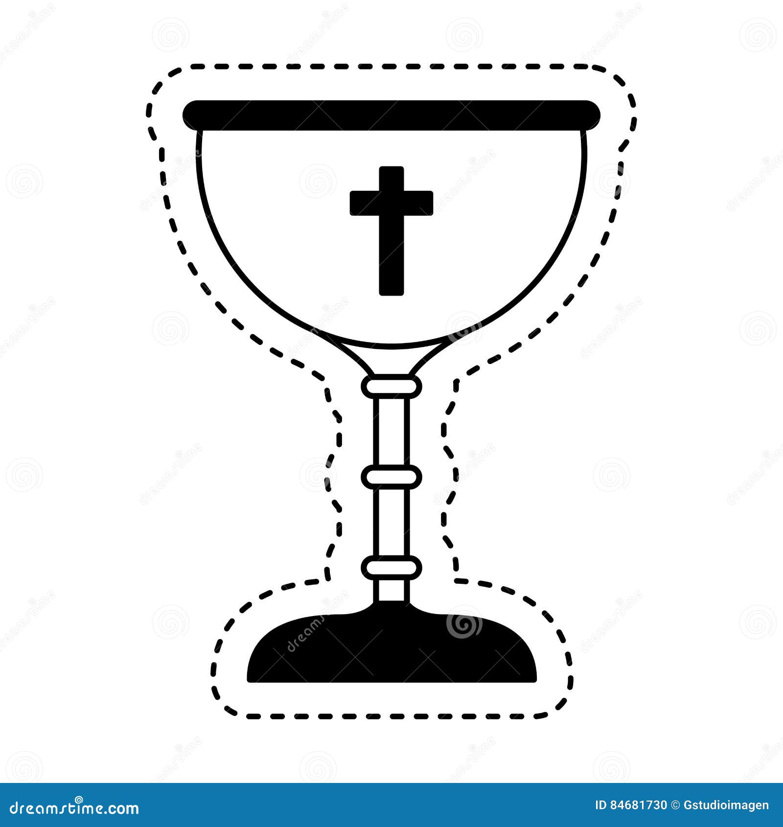 Communion Icon. Trendy Modern Flat Linear Vector Communion Icon ...