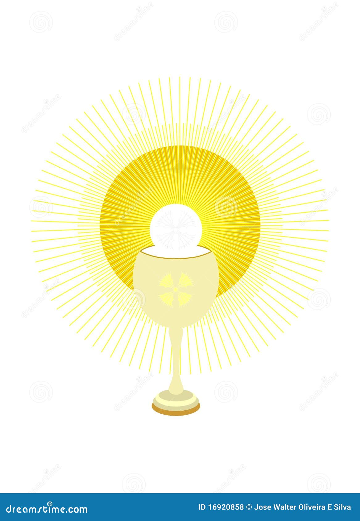 Host And Chalice Vector Illustration | CartoonDealer.com #13765716
