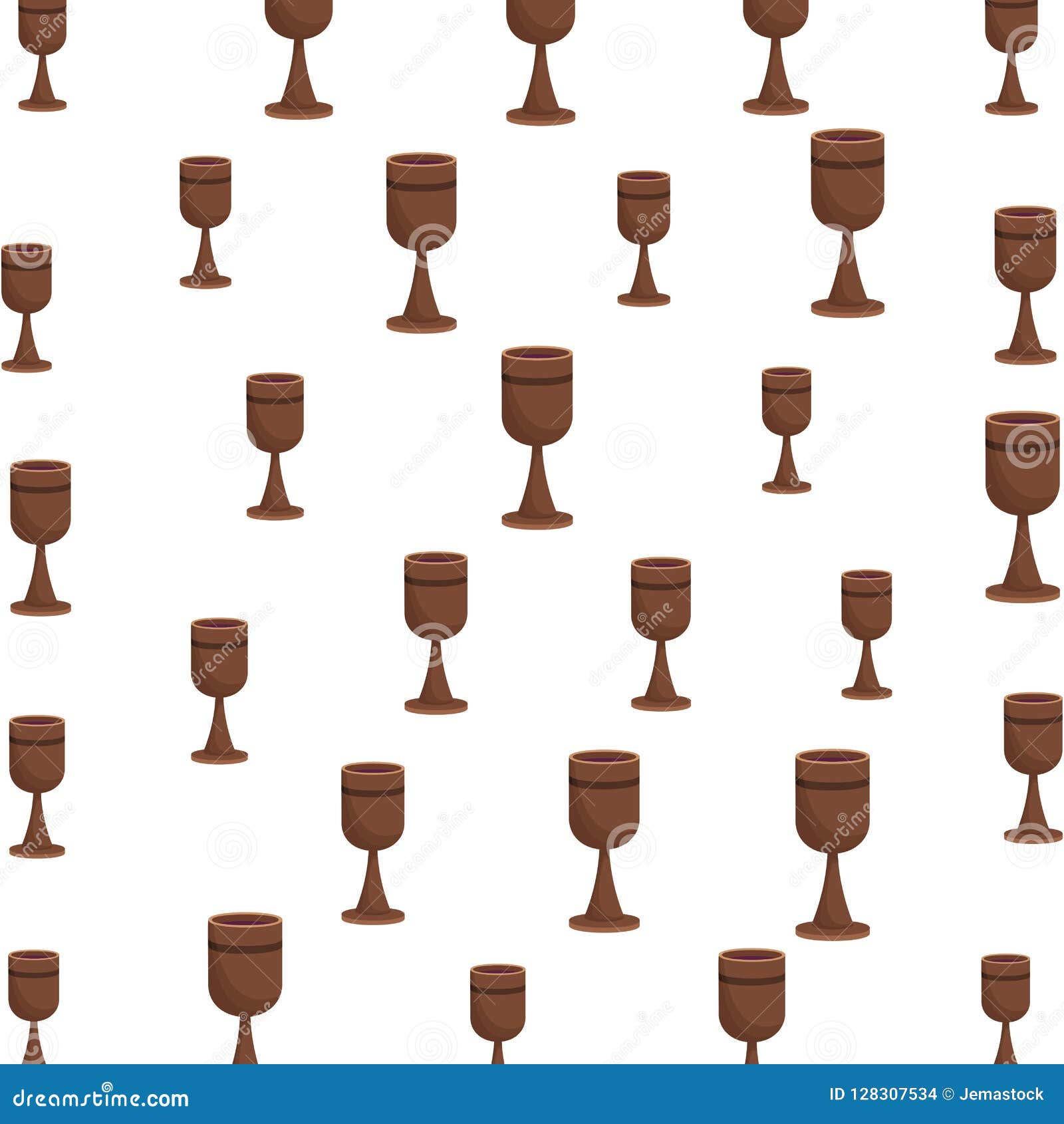 Chalice pattern background stock vector. Illustration of bread - 128307534