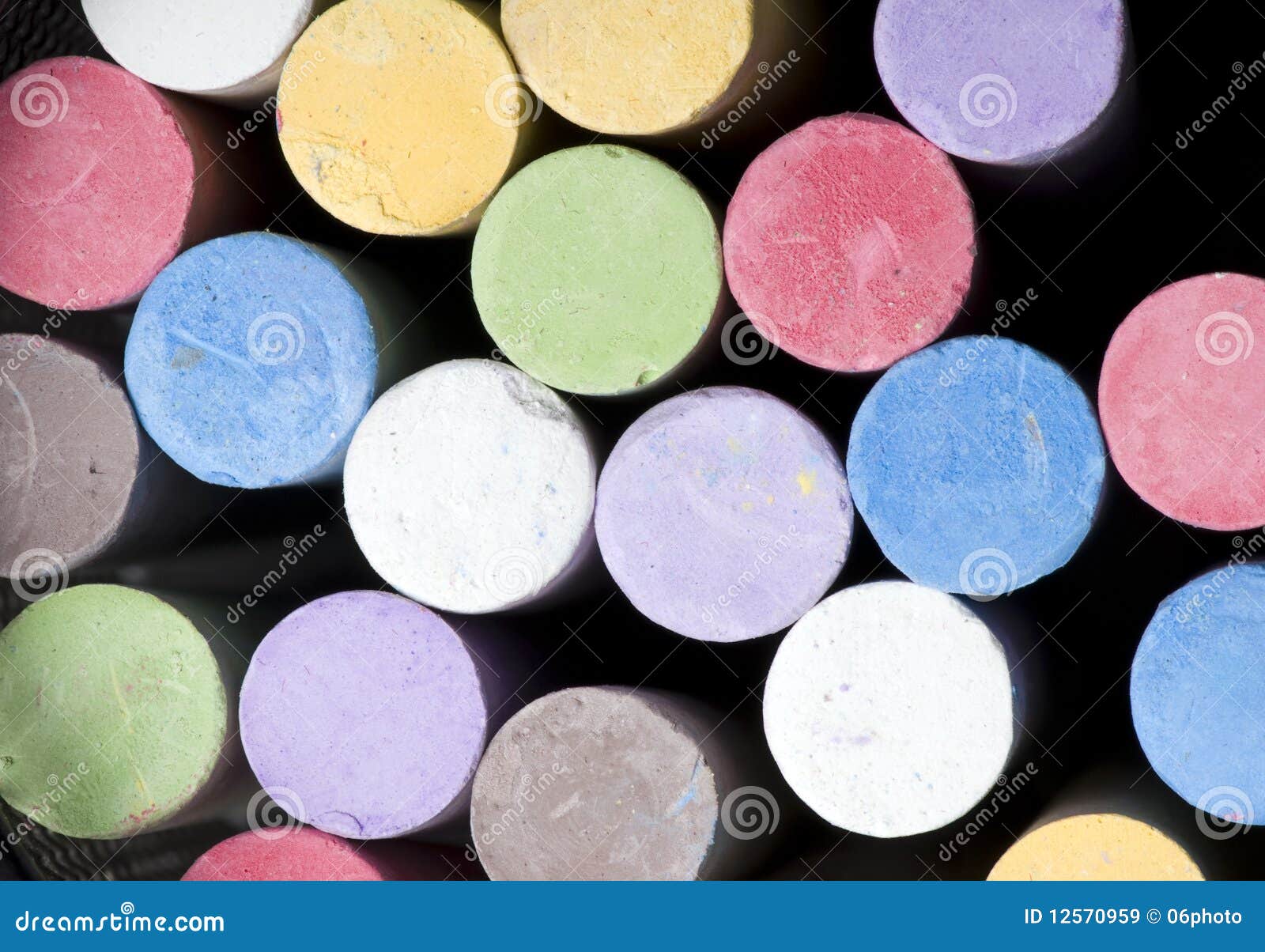 Chalk stock image. Image of asphalt, blue, white, equipment - 12570959