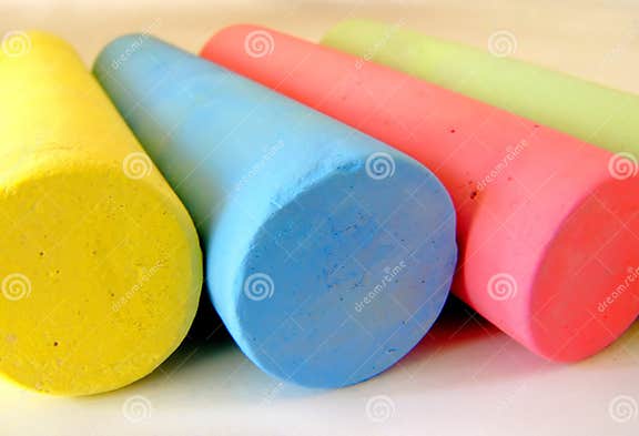 Chalk stock image. Image of draw, play, powder, kids, messy - 56863