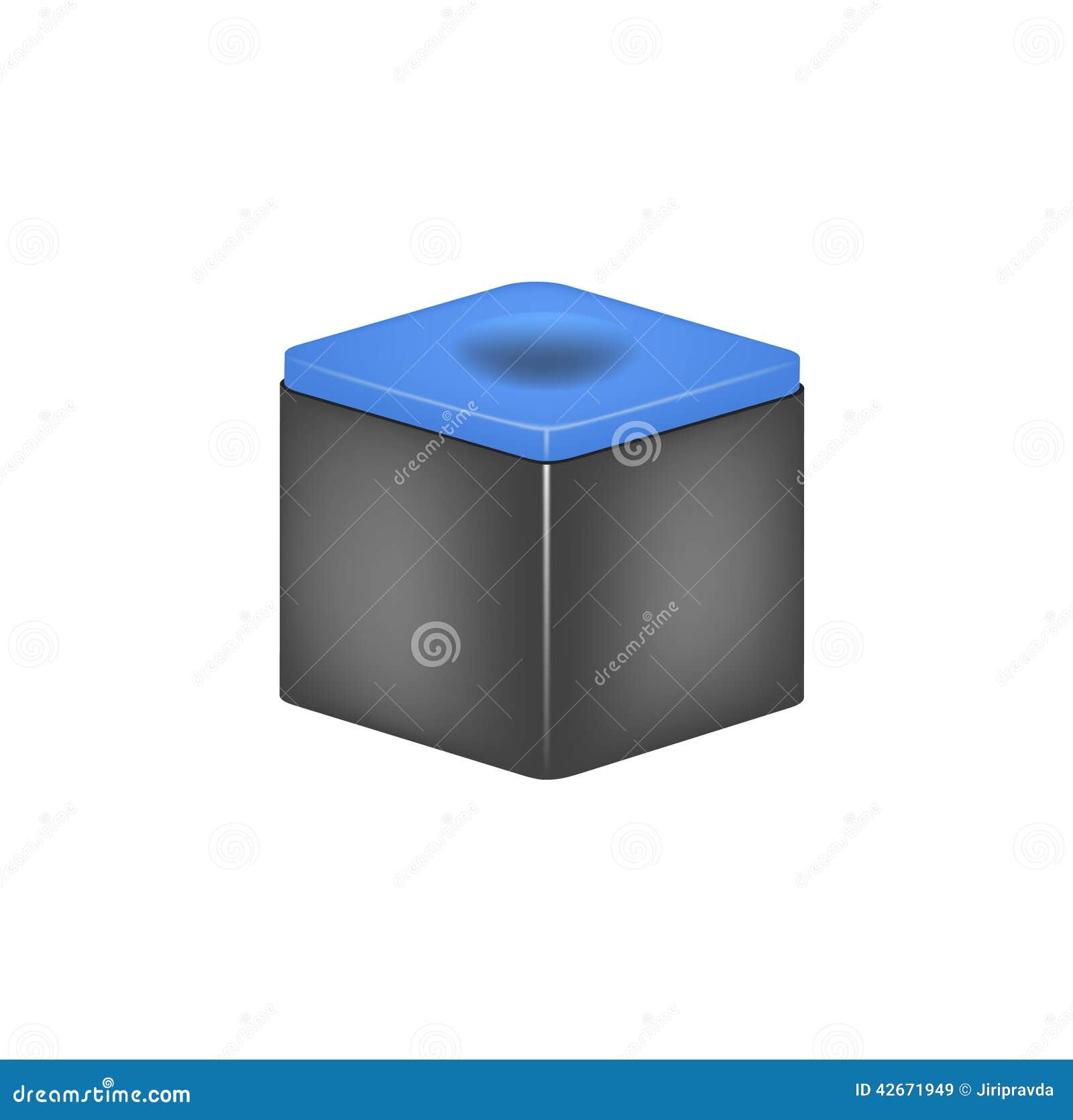Chalk Block For Billiard Cue Stock Vector - Illustration of block ...