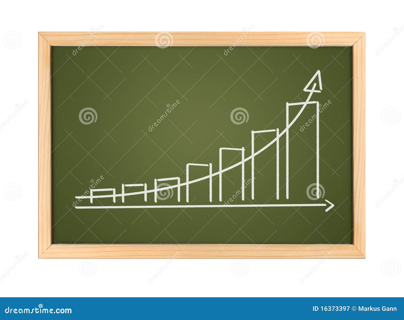 Chalk board stock illustration. Illustration of improvement - 16373397