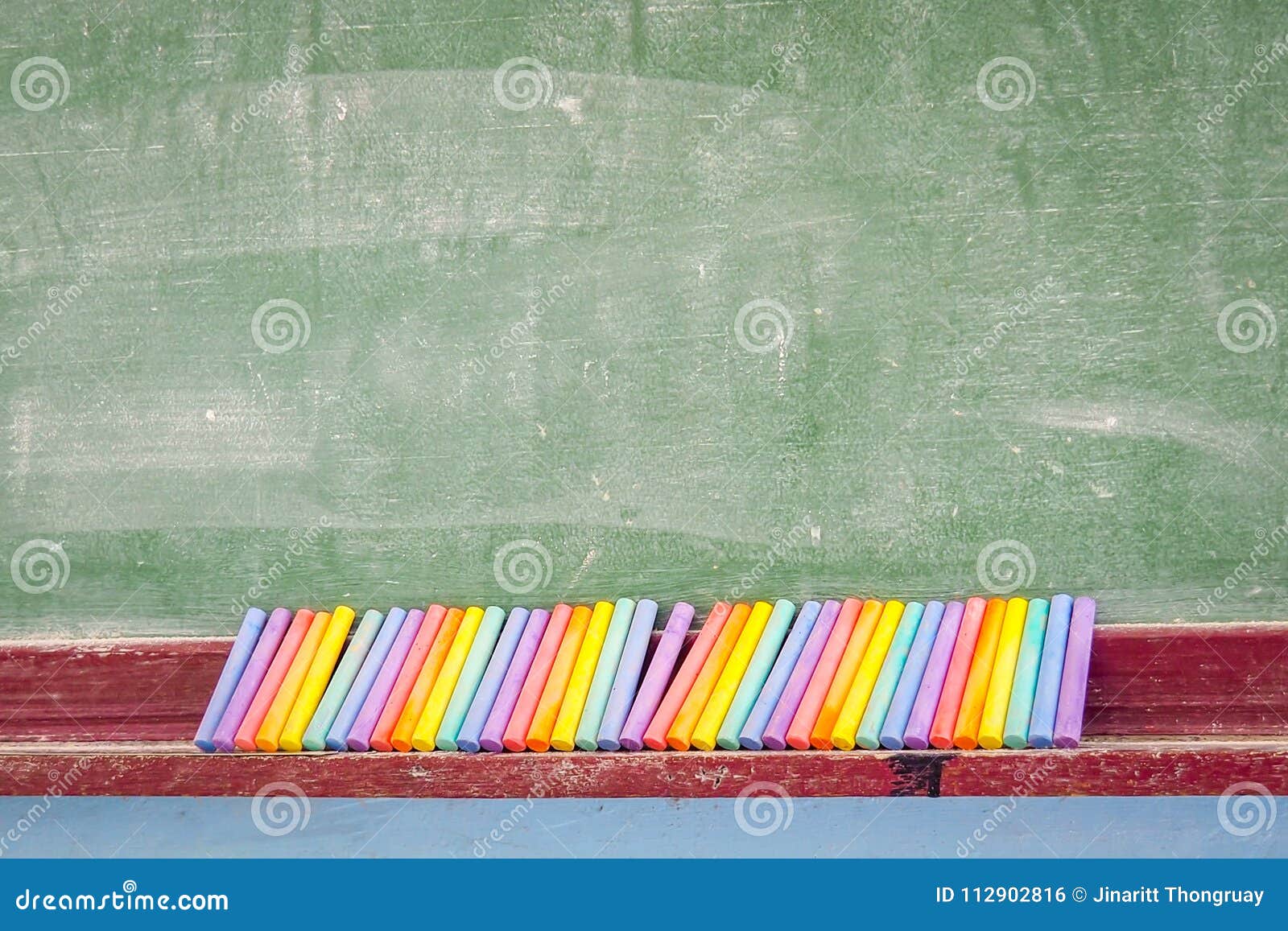 Chalk and Board in Classroom Stock Photo - Image of board, message ...