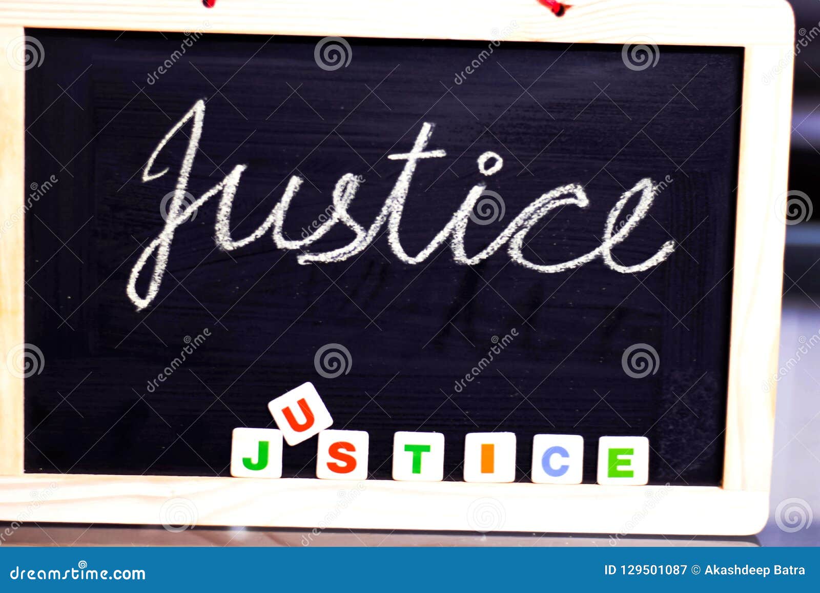 CHALK BOARD with JUSTICE WRITTEN on it Stock Image - Image of learn ...
