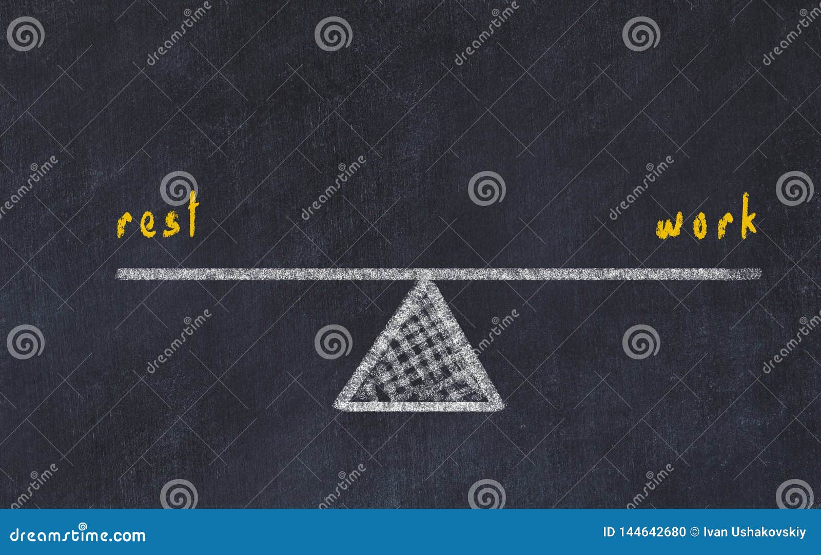 Rest And Work In A Balanced Life - Pictured As Words Rest,work In Hands ...