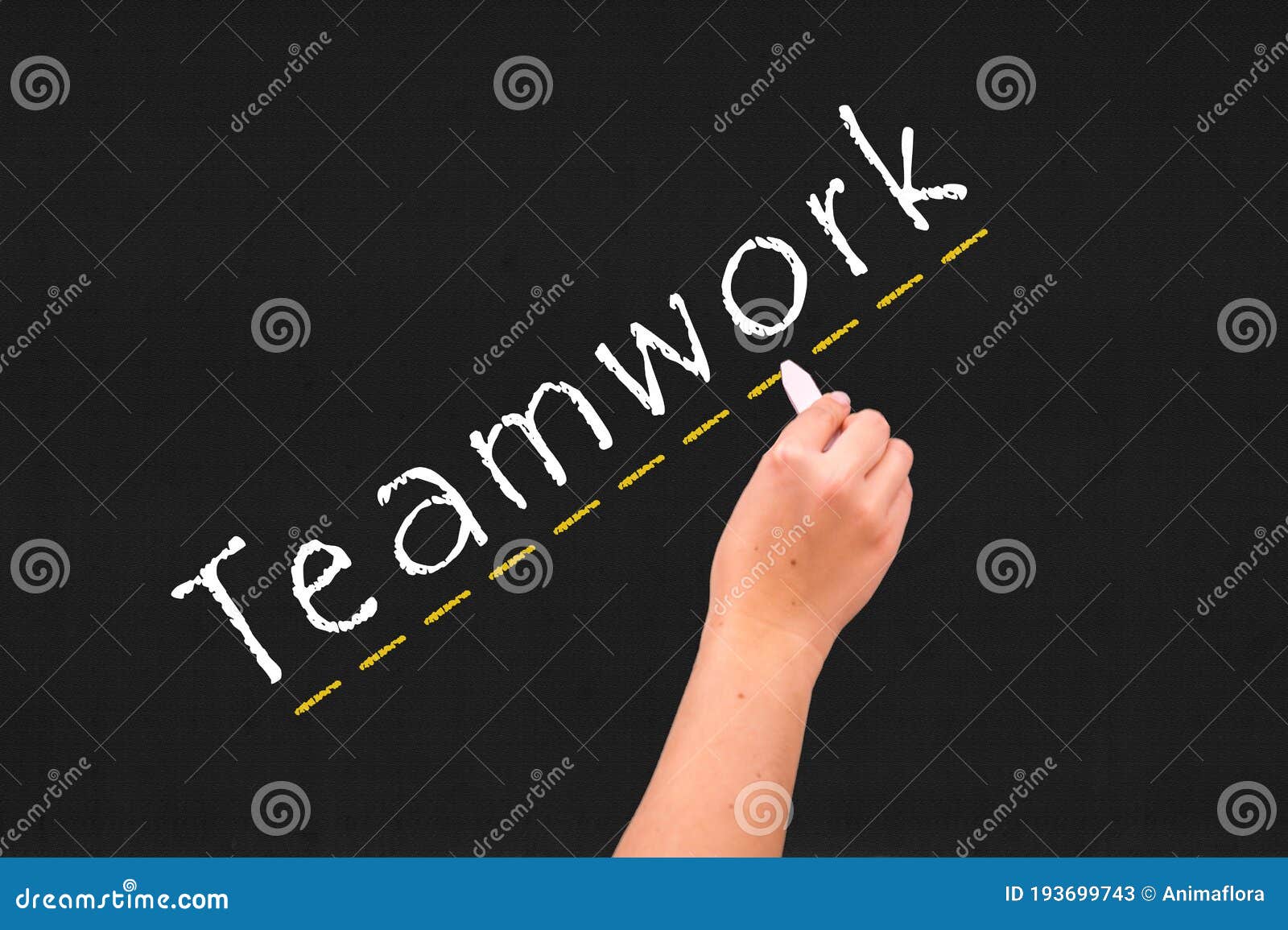 Chalk board Teamwork stock image. Image of employee - 193699743