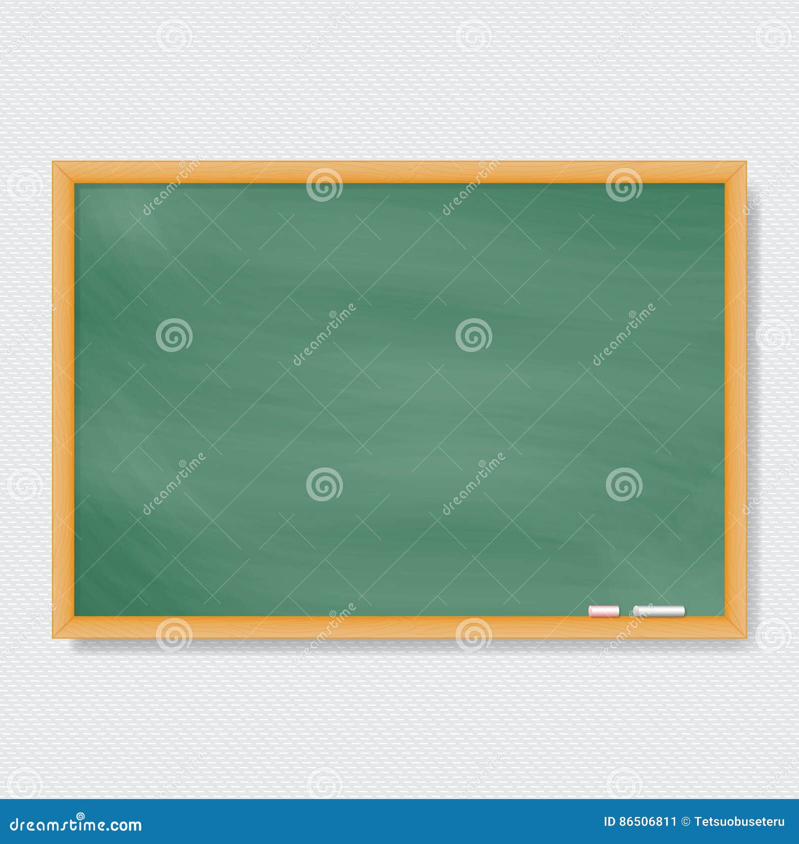 Chalk board stock vector. Illustration of artistic, blank - 86506811
