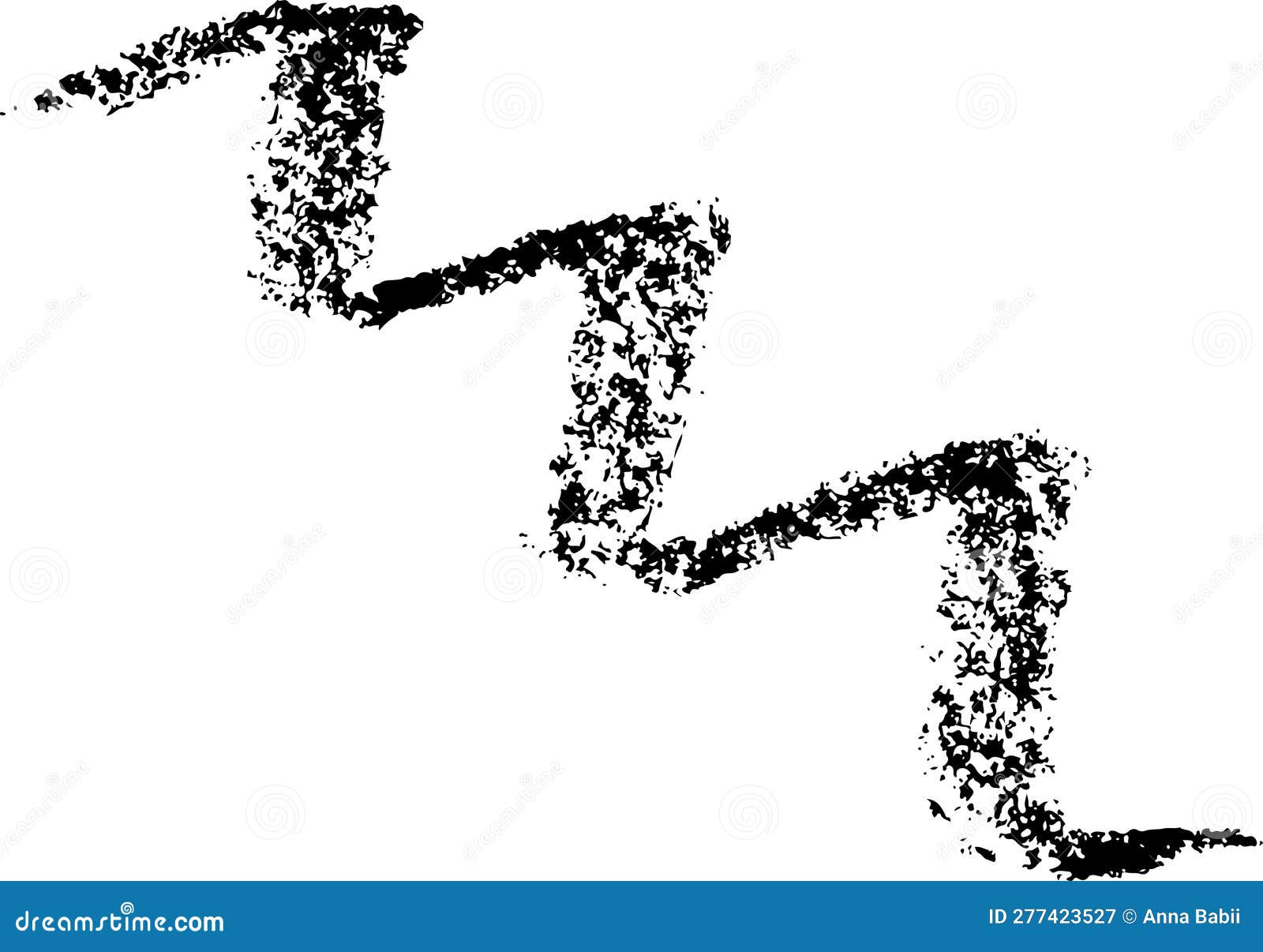 Chalk or Characoal Wave Brush Stock Vector - Illustration of background ...