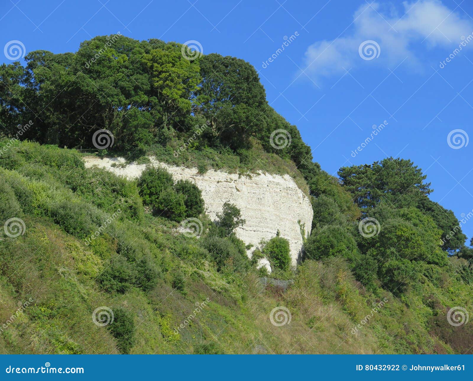 Chalk cliff face stock photo. Image of chalk, cliff, scenic - 80432922