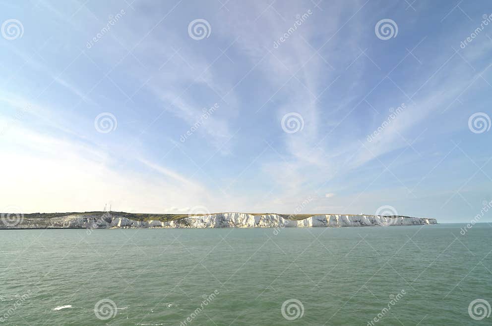The chalk cliffs of Dover stock image. Image of chalk - 257565099