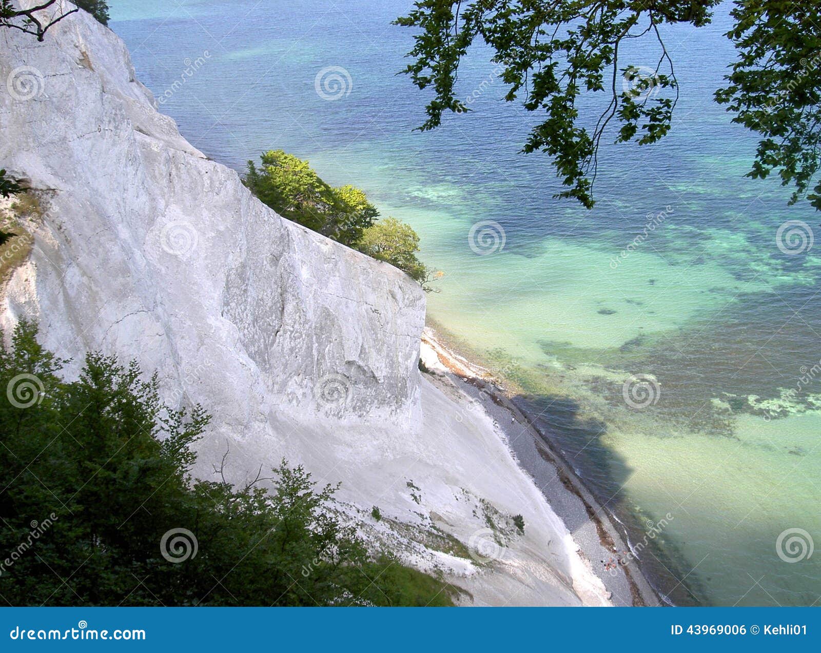 Chalk cliffs of MÃ¸n stock photo. Image of cliffs, chalk - 43969006