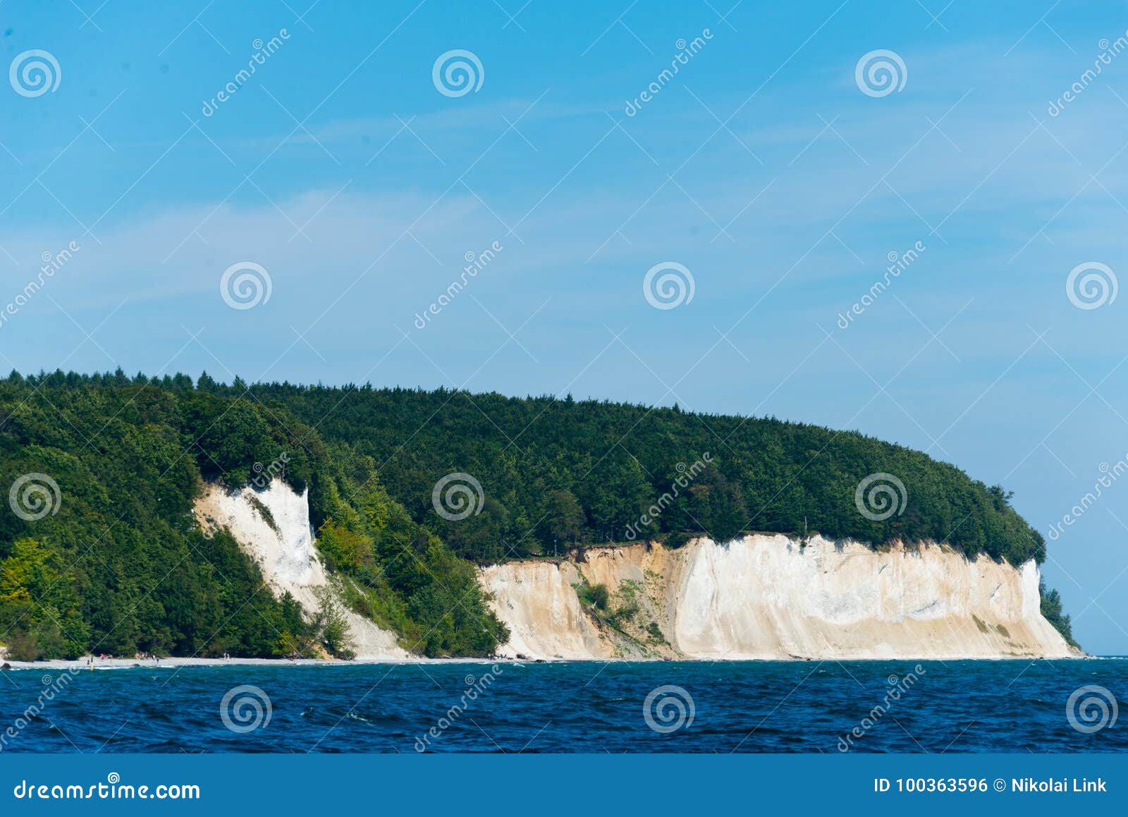 Chalk Cliffs of Ruegen, Germany Stock Photo - Image of seashore ...