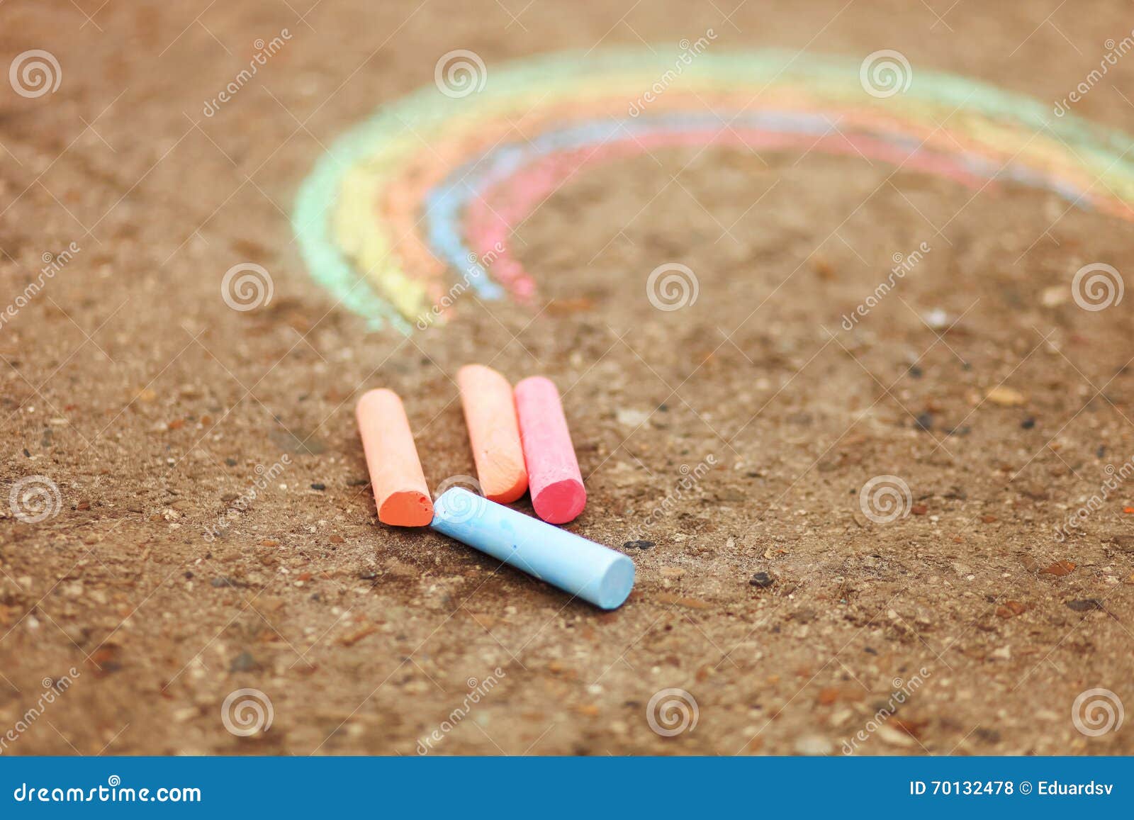The chalk closeup. stock photo. Image of creativity, outdoor - 70132478