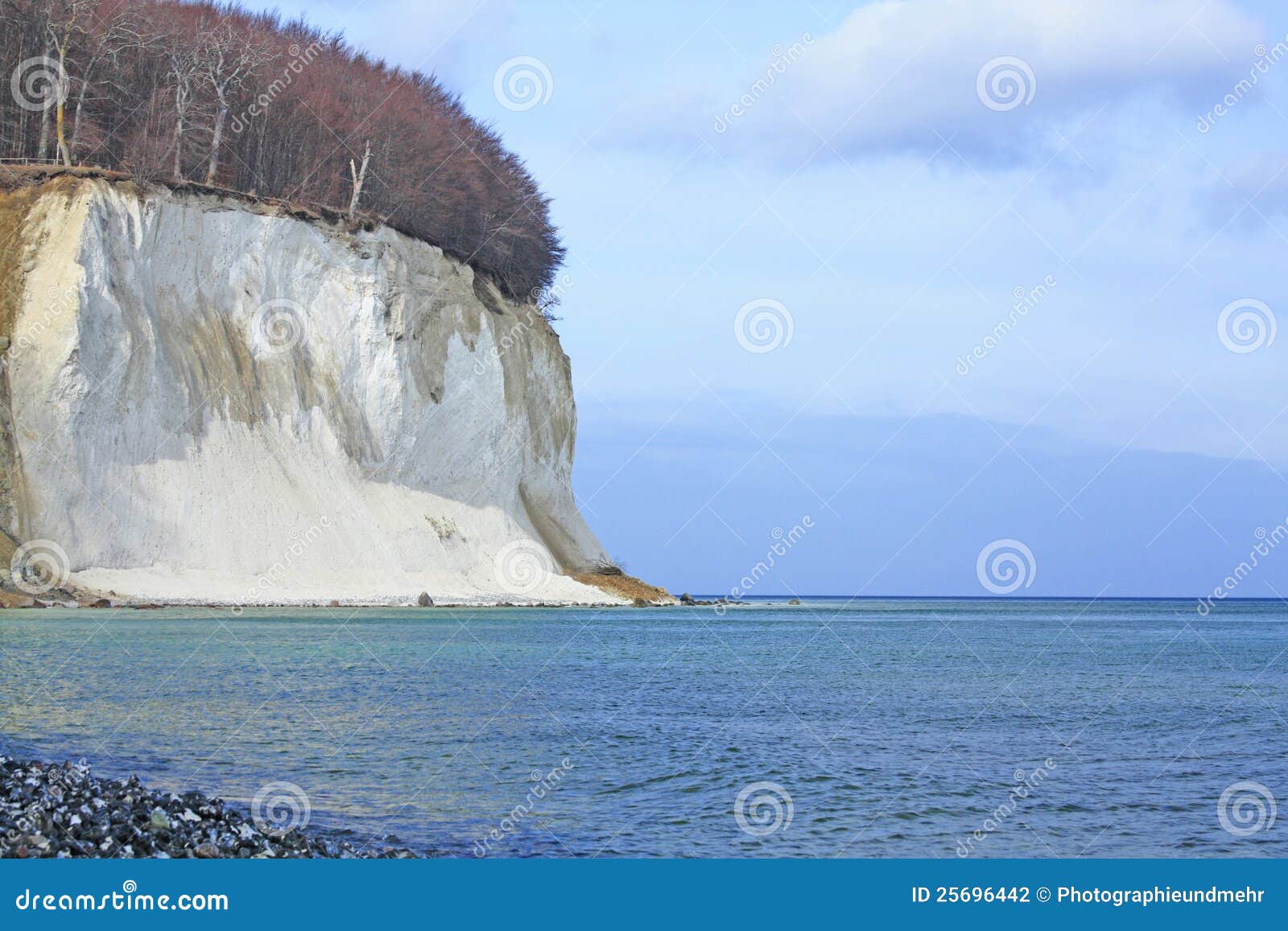 Chalk coast Baltic Sea stock photo. Image of fall, pomerania - 25696442