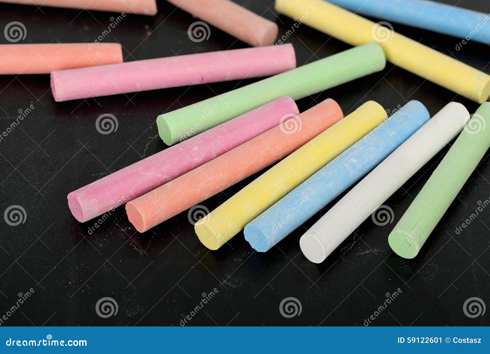 Chalk stock image. Image of objects, creative, variety - 59122601
