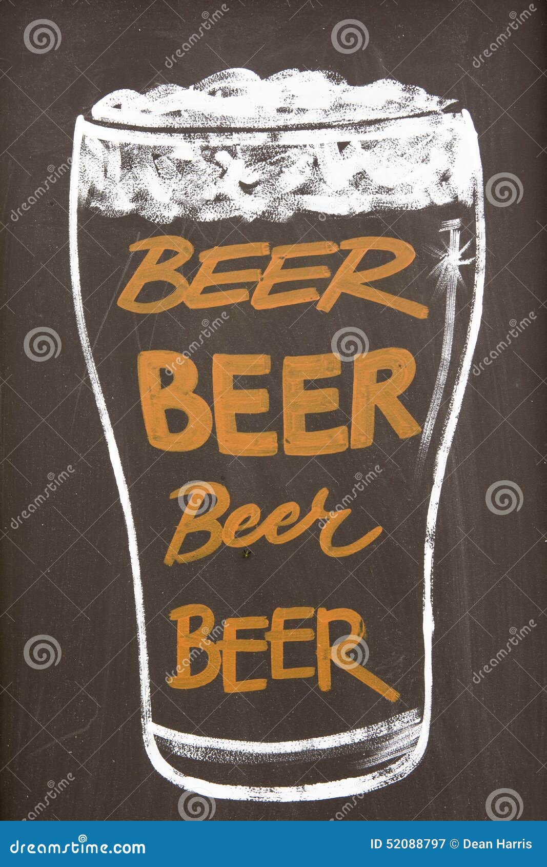 Chalk Drawing of Beer Glass Stock Image - Image of beer, alcohol: 52088797