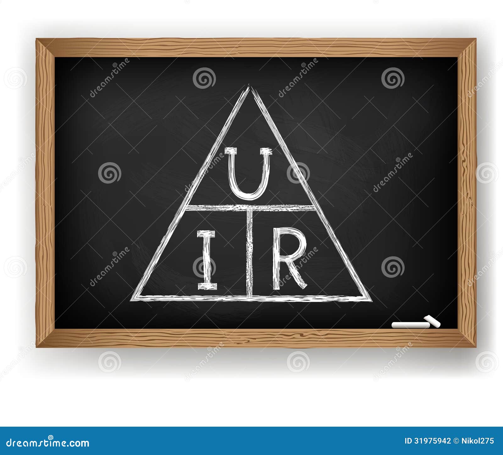 Chalk drawing Ohm law stock vector. Illustration of school - 31975942 Chalk drawing Ohm law stock vector. Illustration of school - 31975942