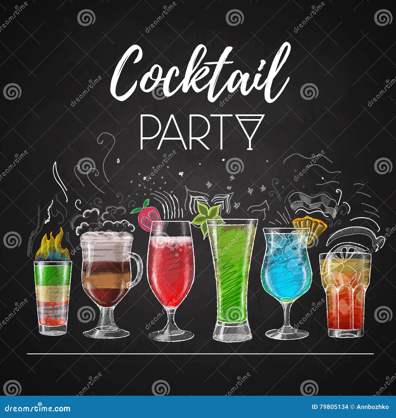 Cocktail Menu Design. Alcohol Drinks. A4 Size And Flyer Layout T ...