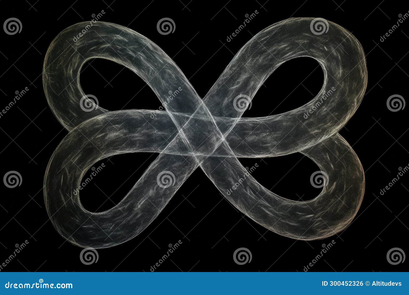 Chalk Drawn Infinity Symbol on a Blackboard Stock Photo - Image of ...