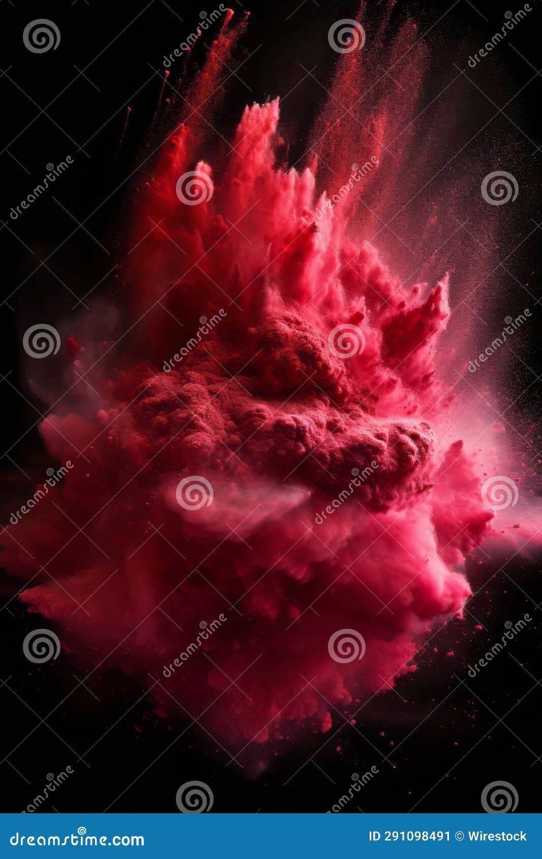 Chalk Dust Powder Explosion on a Dark Background Stock Illustration ...