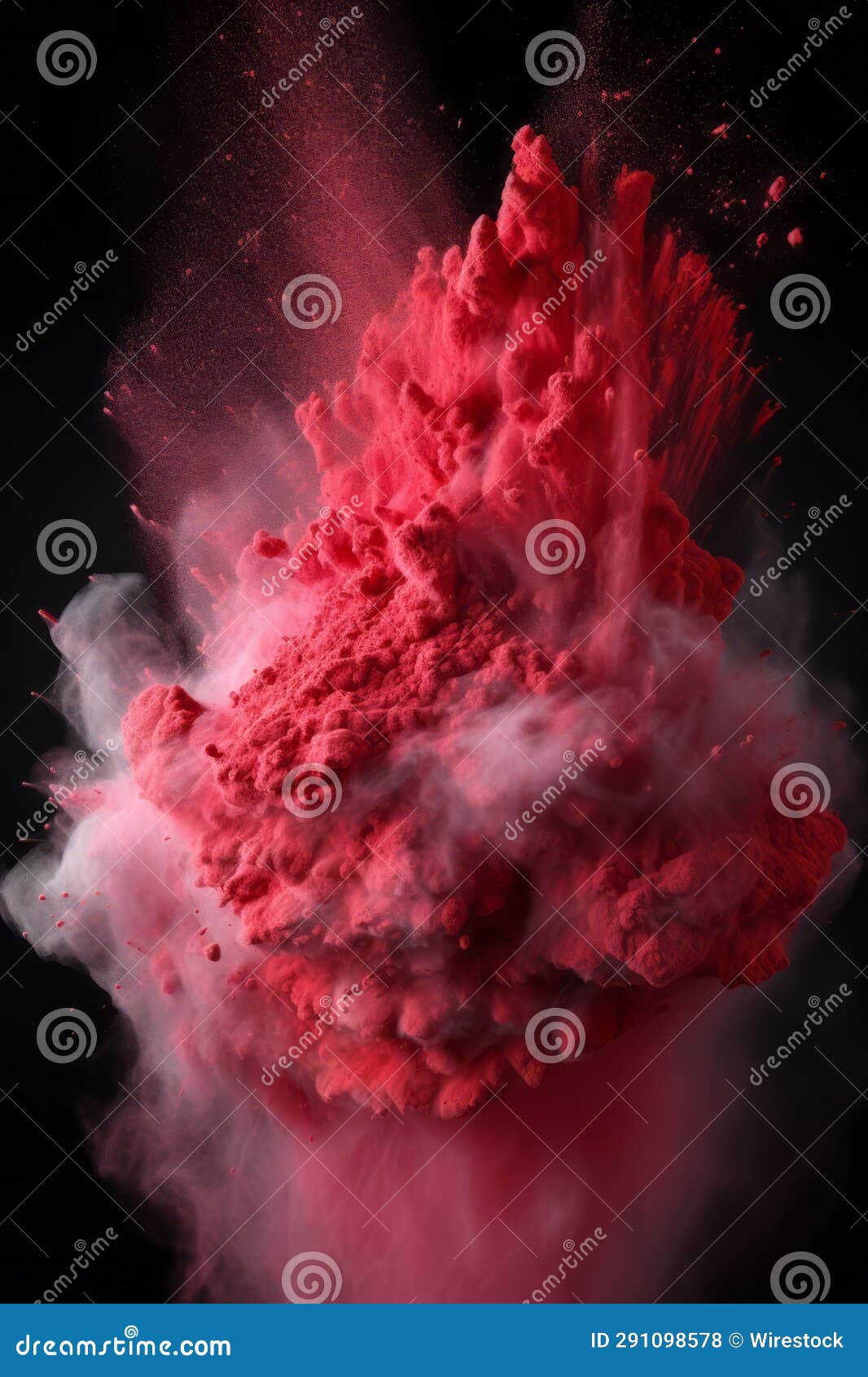Chalk Dust Powder Explosion on a Dark Background Stock Illustration ...
