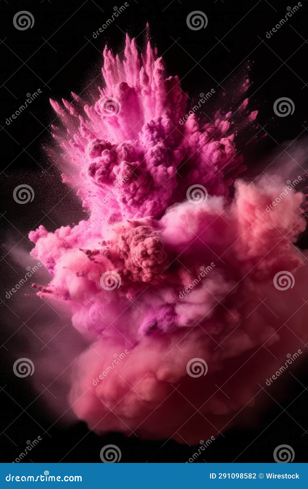 Chalk Dust Powder Explosion on a Dark Background Stock Illustration ...
