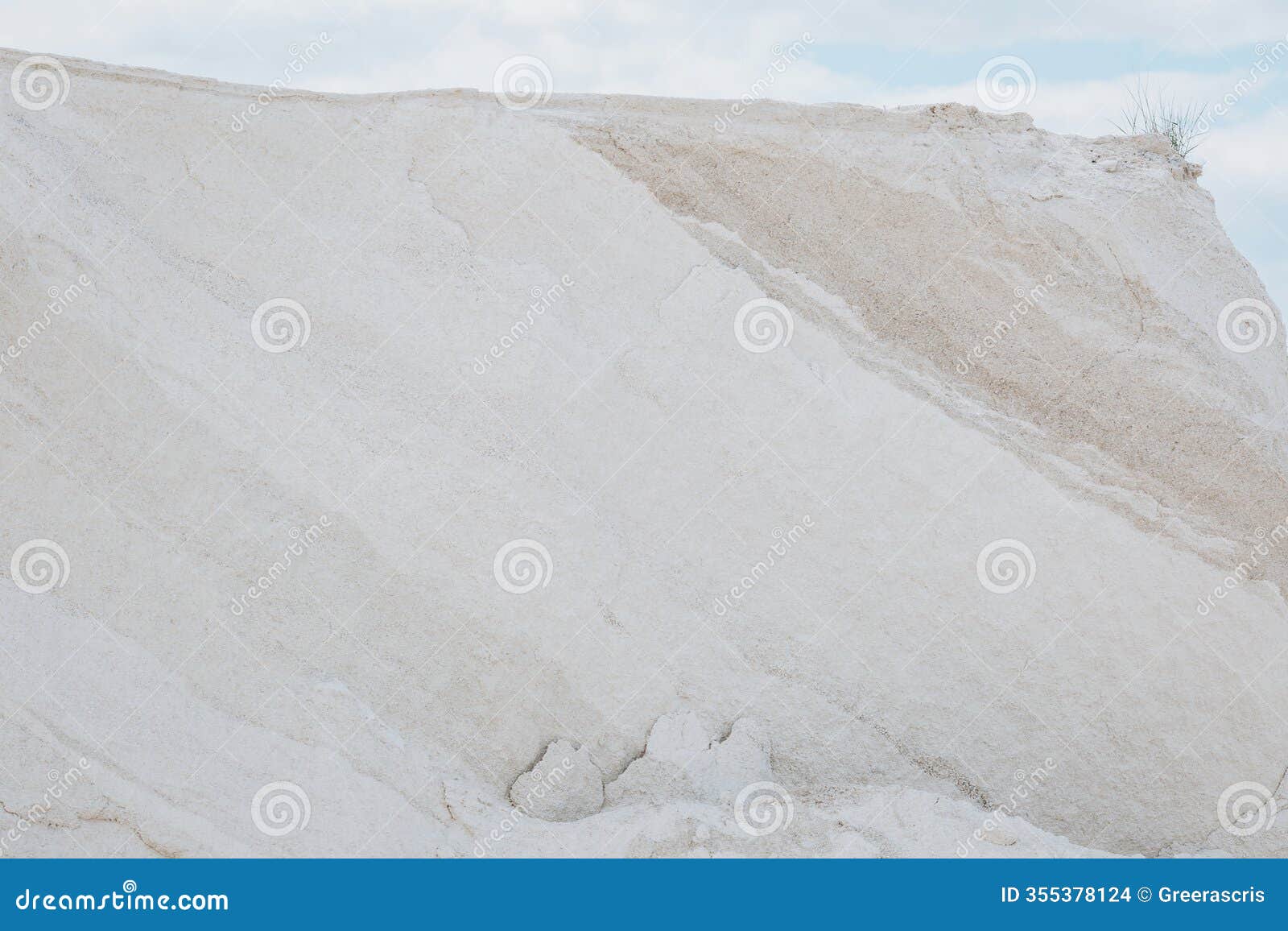 Chalk Hills. Limestone Quarry. Open-cast Mining. Natural Limestone ...