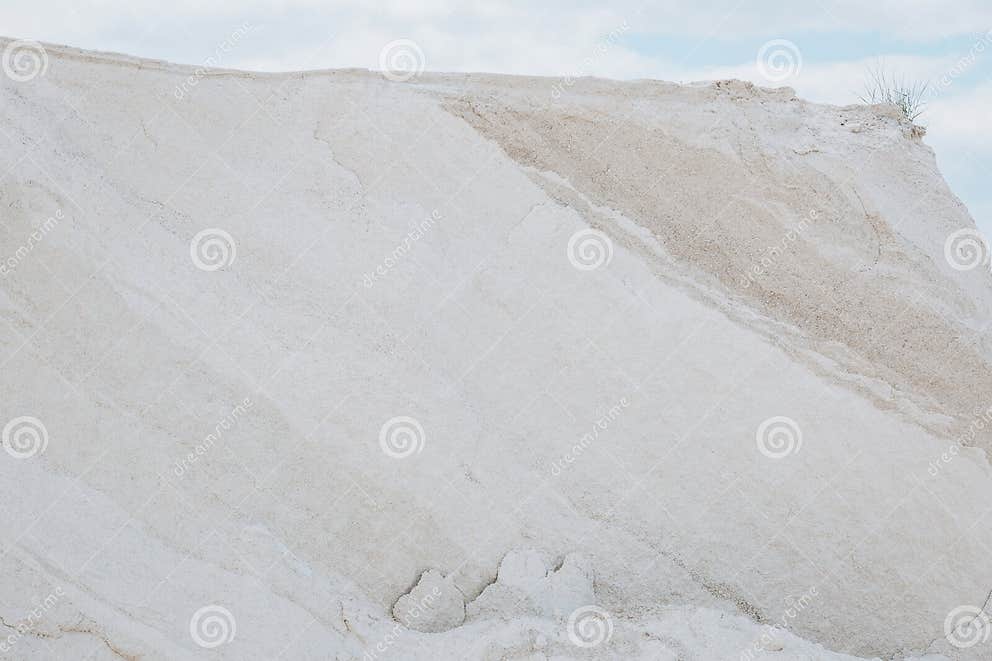 Chalk Hills. Limestone Quarry. Open-cast Mining. Natural Limestone ...