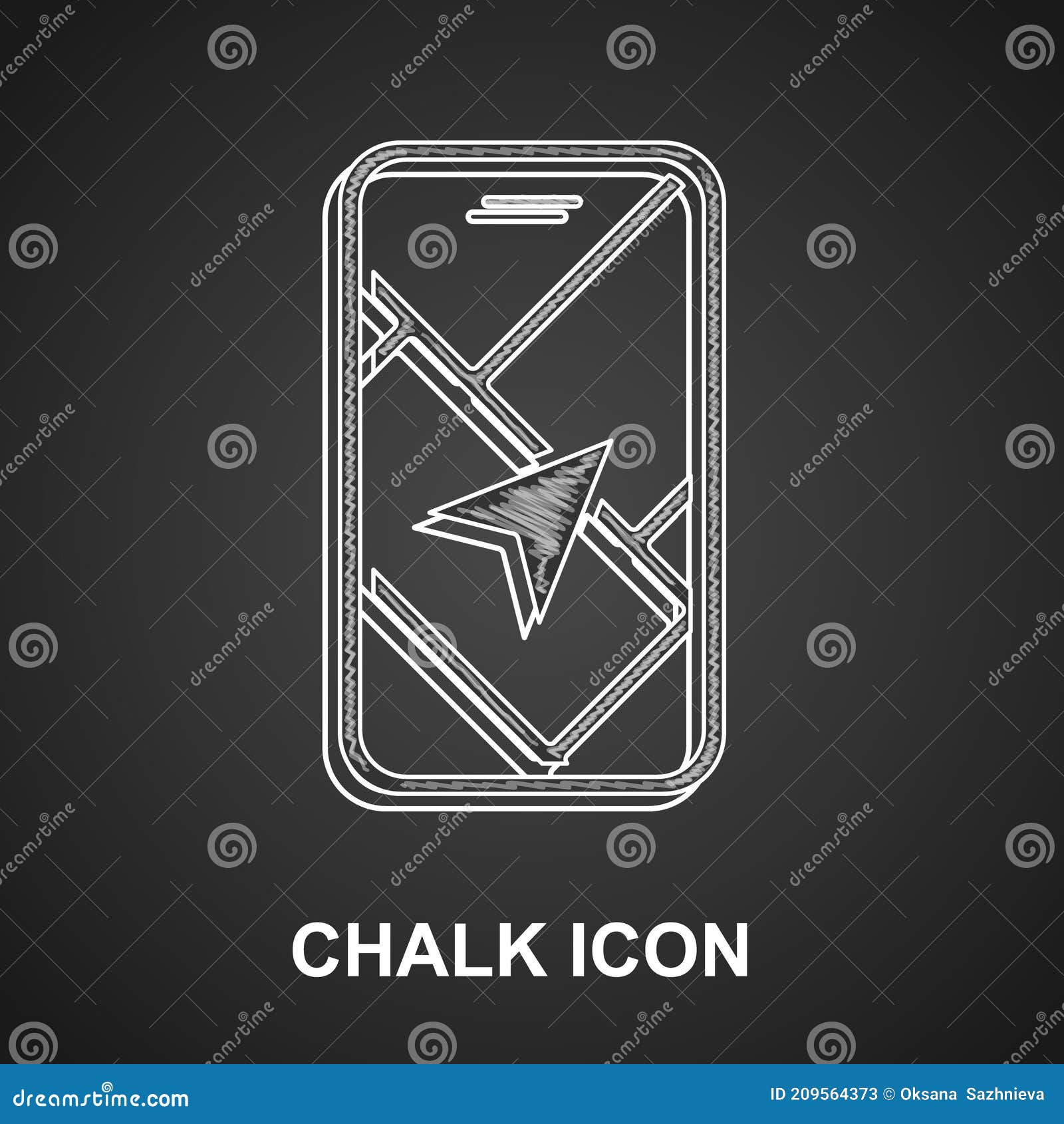 Chalk Infographic Cartoon Vector | CartoonDealer.com #43538473