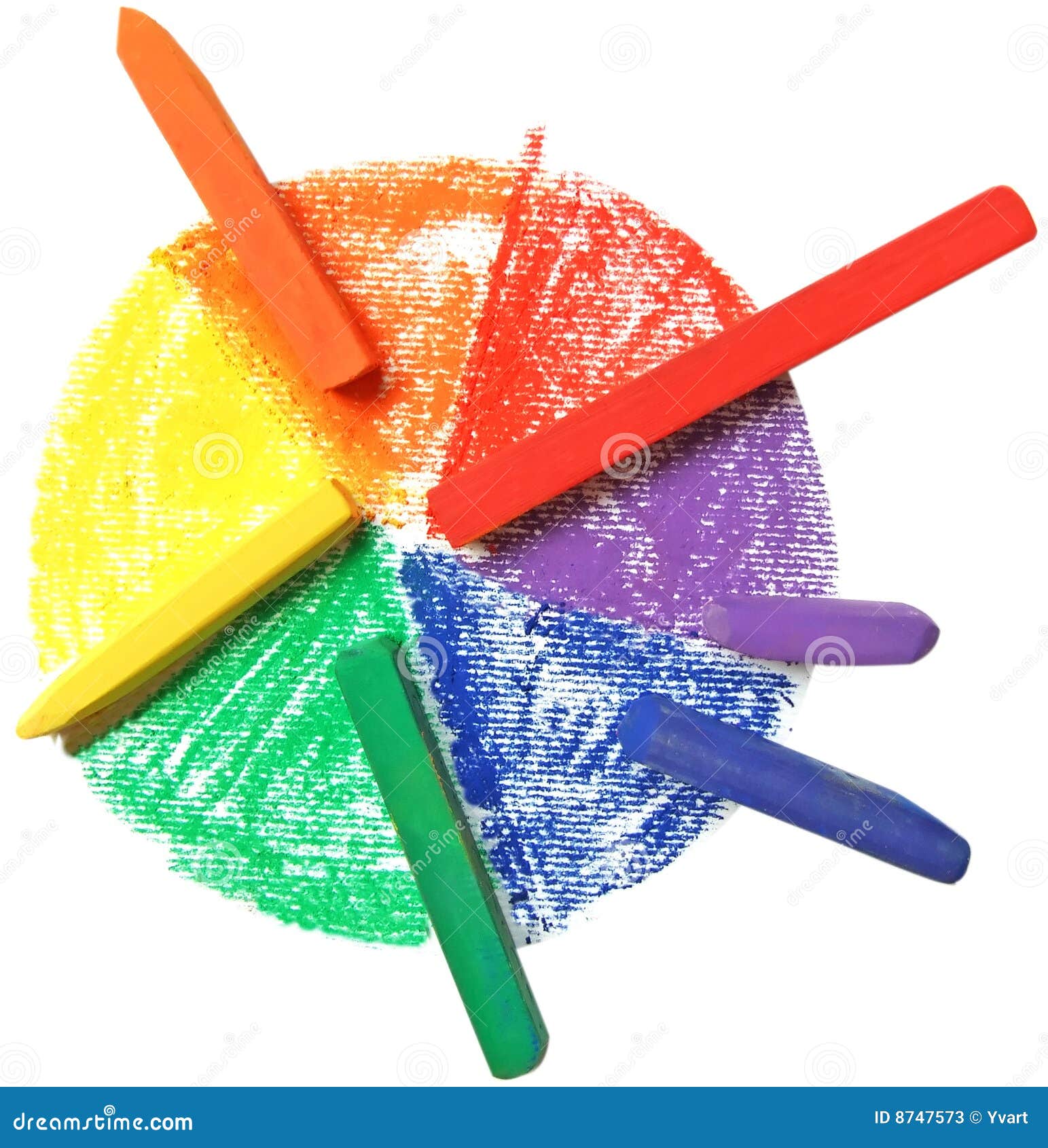 Chalk in many colors stock image. Image of design, green - 8747573