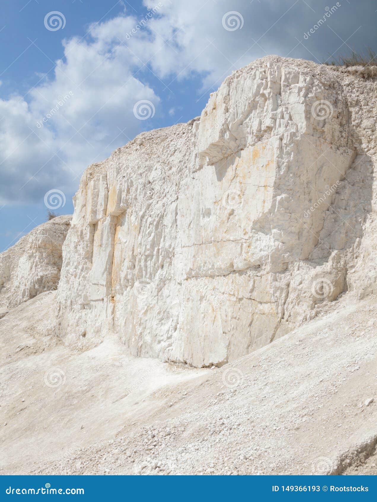 Chalk mining stock image. Image of cast, calcite, geological - 149366193
