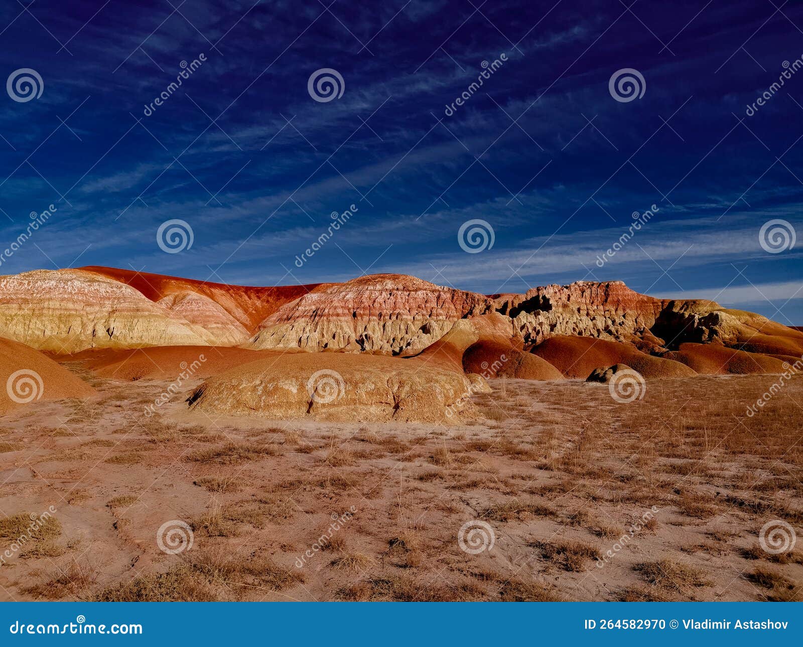 Chalk Mountains. Mountains of Clay and Sand. Stock Photo - Image of ...