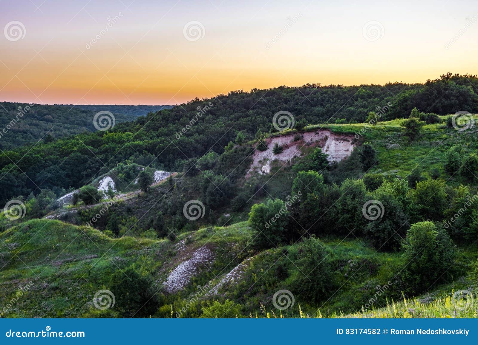 Chalk mountains stock photo. Image of hills, foothills - 83174582