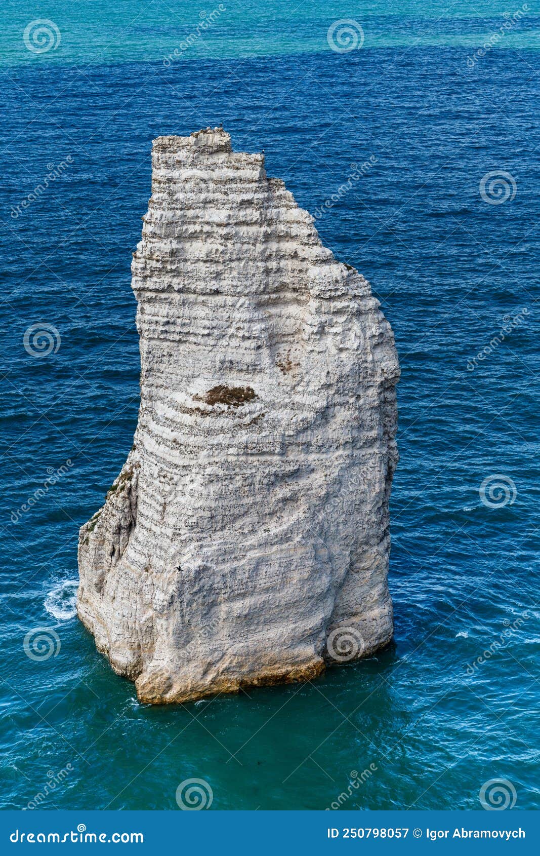 Chalk Reef Off the Coast of Normandy Stock Image - Image of normandy ...