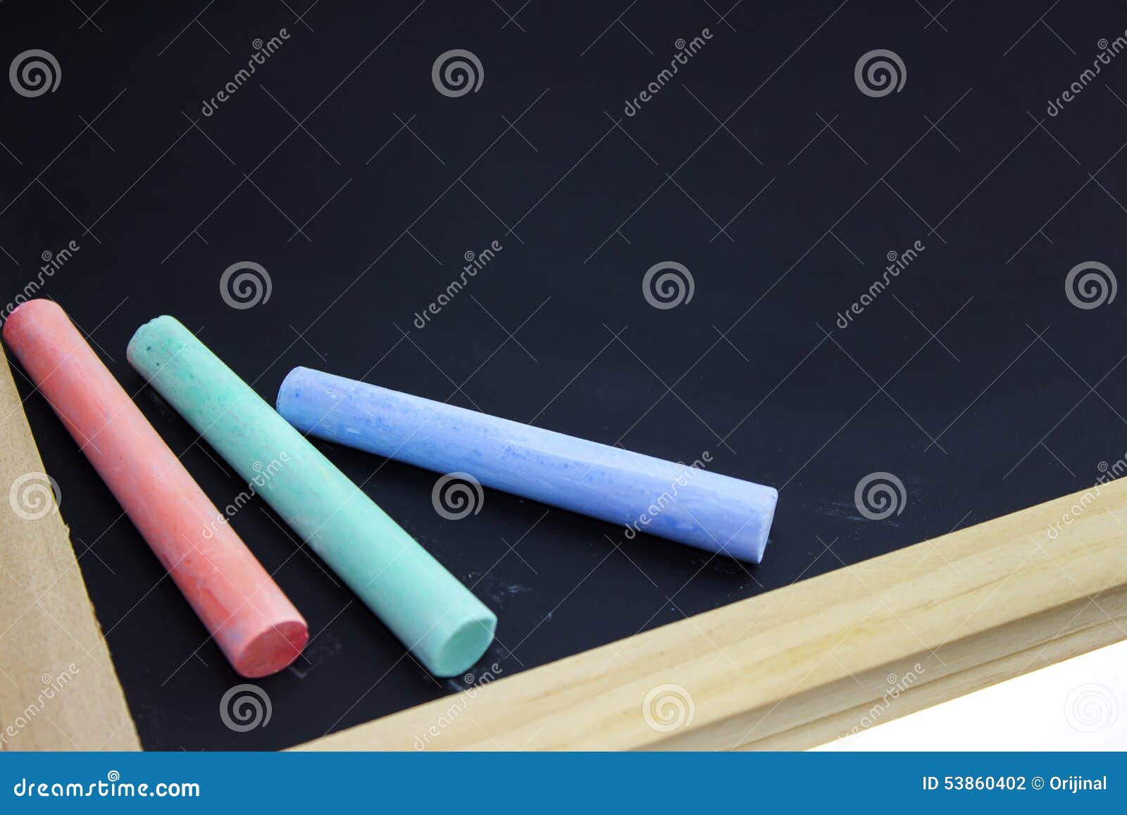 Chalk on school blackboard stock photo. Image of class - 53860402