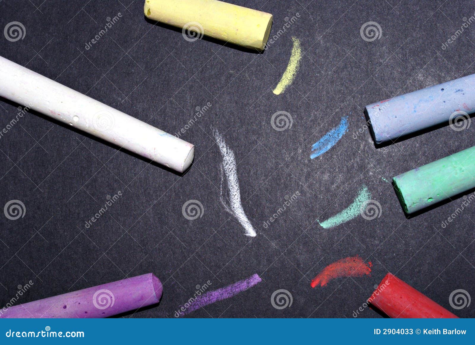 Chalk and Taxtured Black Paper Stock Image - Image of white, colors ...