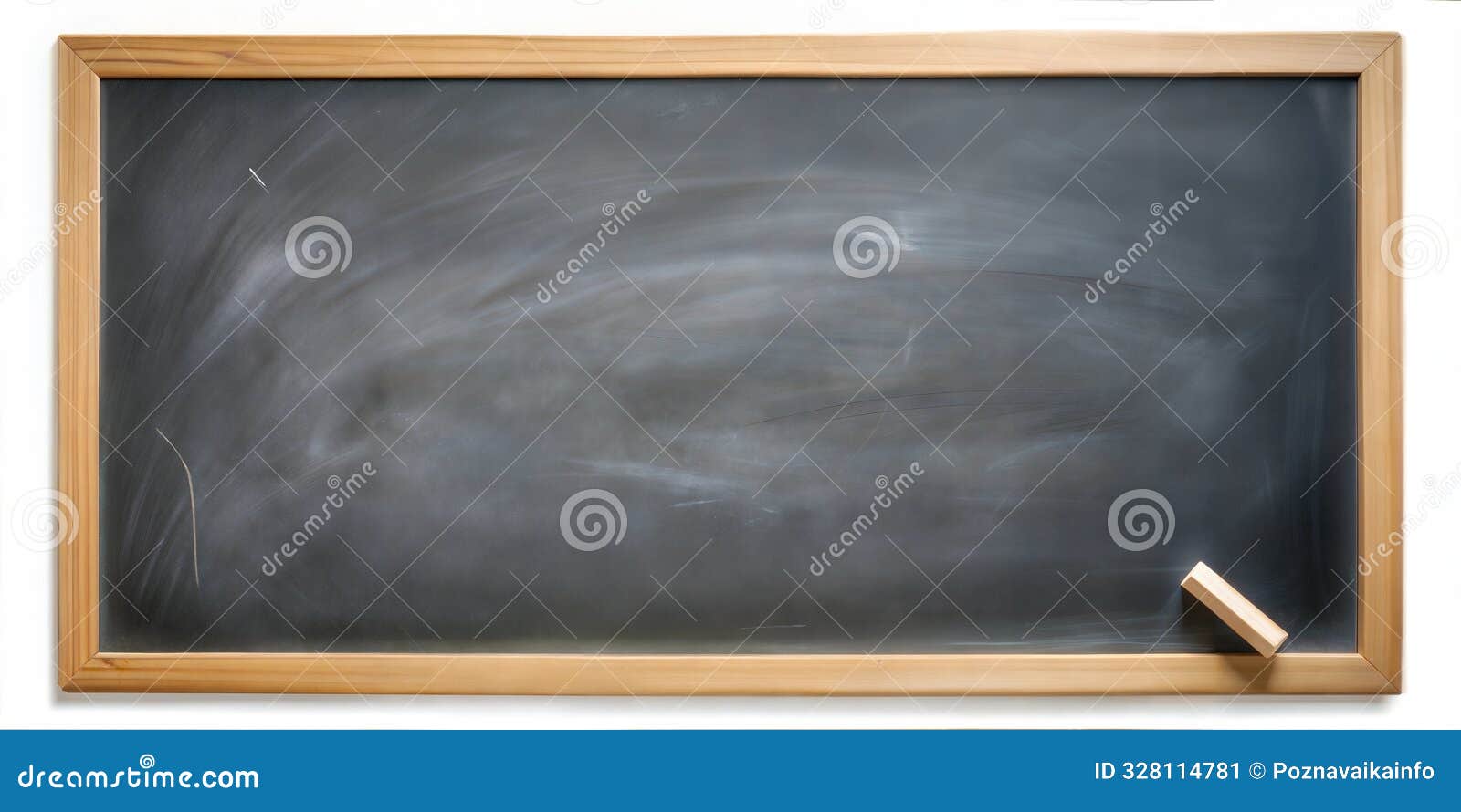 Chalkboard Background with Eraser Marks, Copy Space Stock Image - Image ...