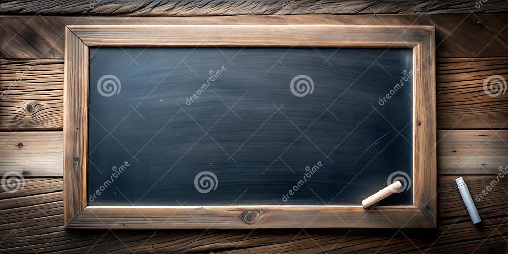 Chalkboard Background with Eraser Marks, Copy Space Stock Image - Image ...