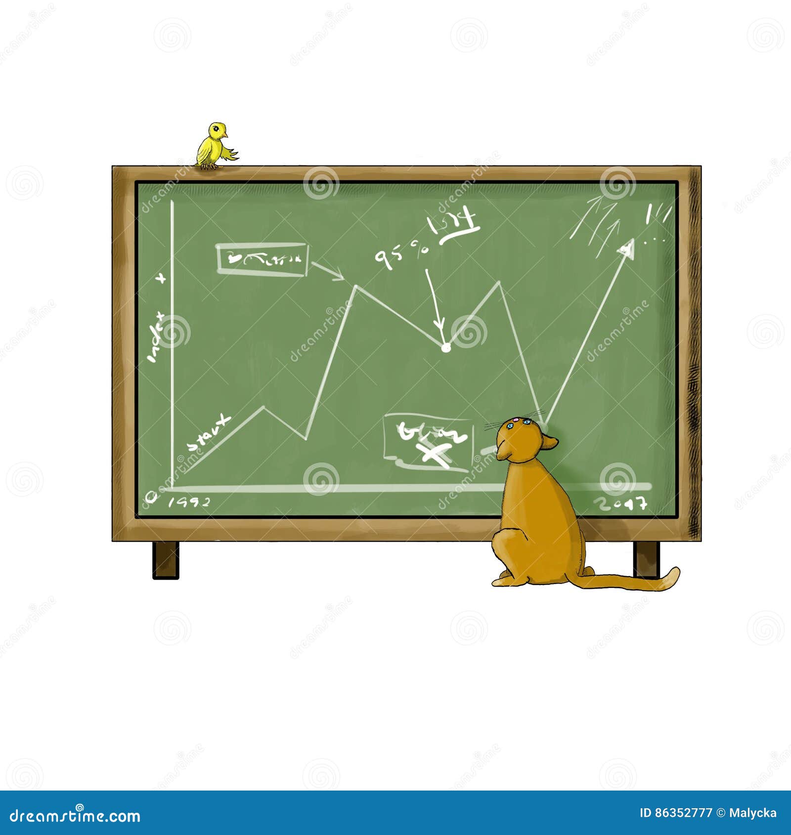 Chalkboard Chart, Fun Theme Royalty-Free Stock Photo | CartoonDealer ...