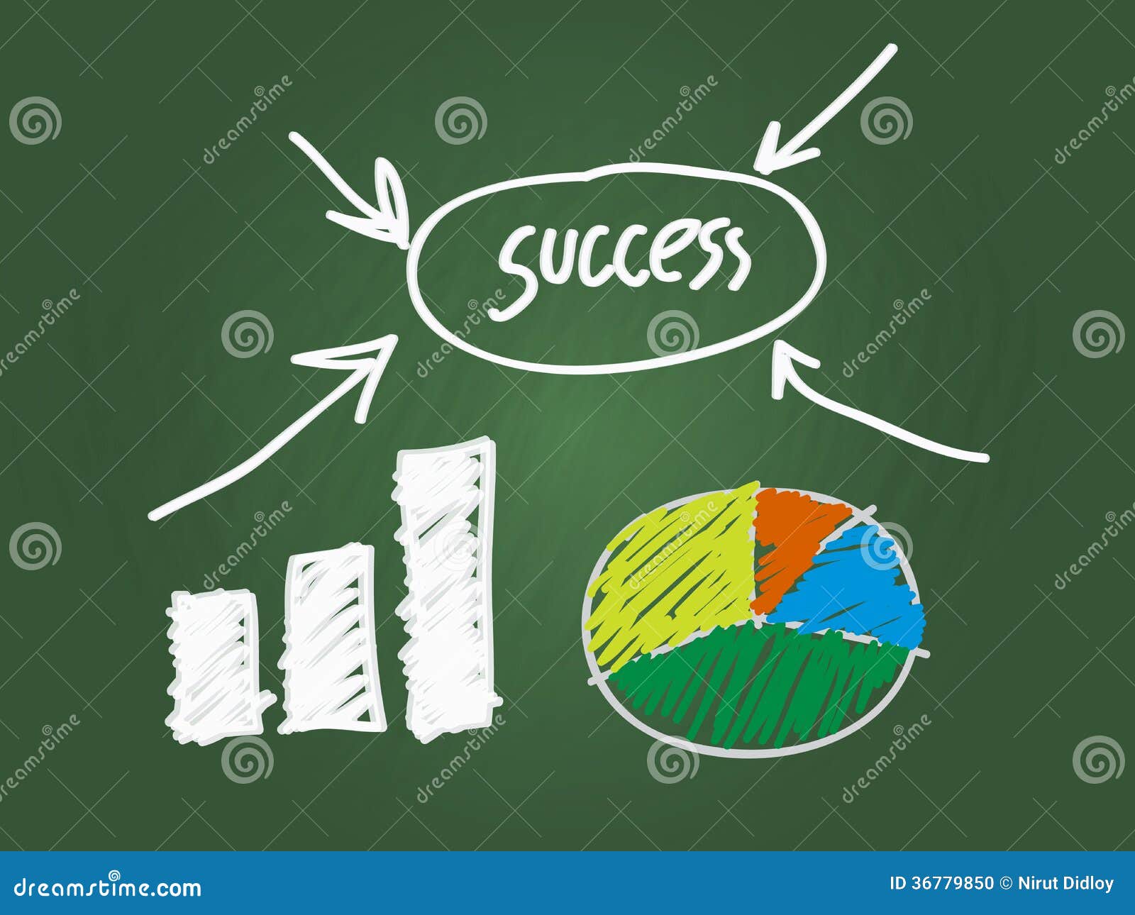 Chalkboard Chart Hand Drawn Stock Vector - Illustration of design ...