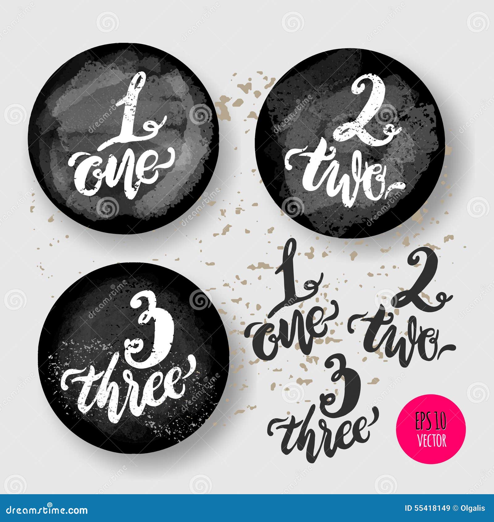 Chalkboard Frames with Alphabet Numbers, Hand-drawn Doodle Sketch ...